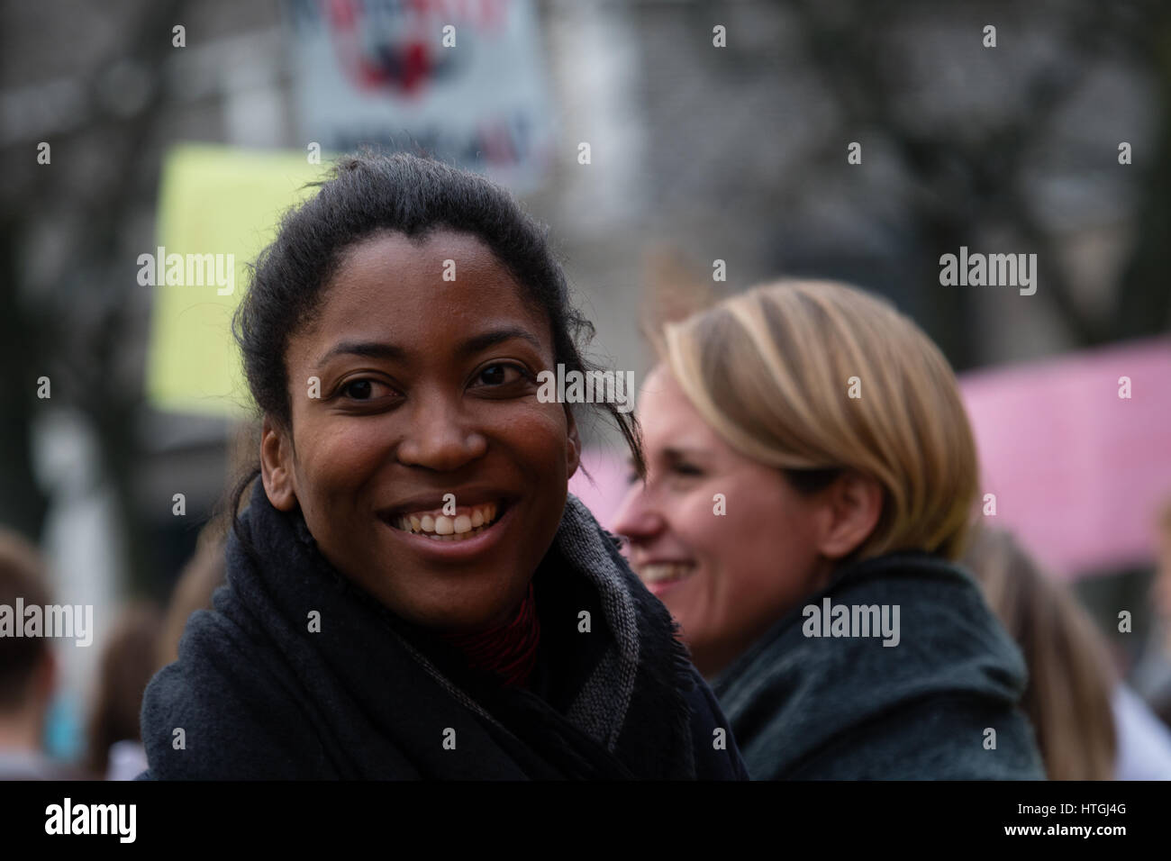 Amsterdam, the Netherlands. 12th March, 2017. Making their voices heard ...