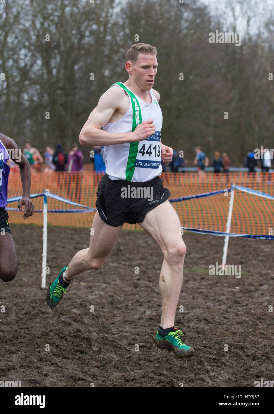 Prestwold Hall, Loughborough 11 March, Andy Vernon on his way to ...