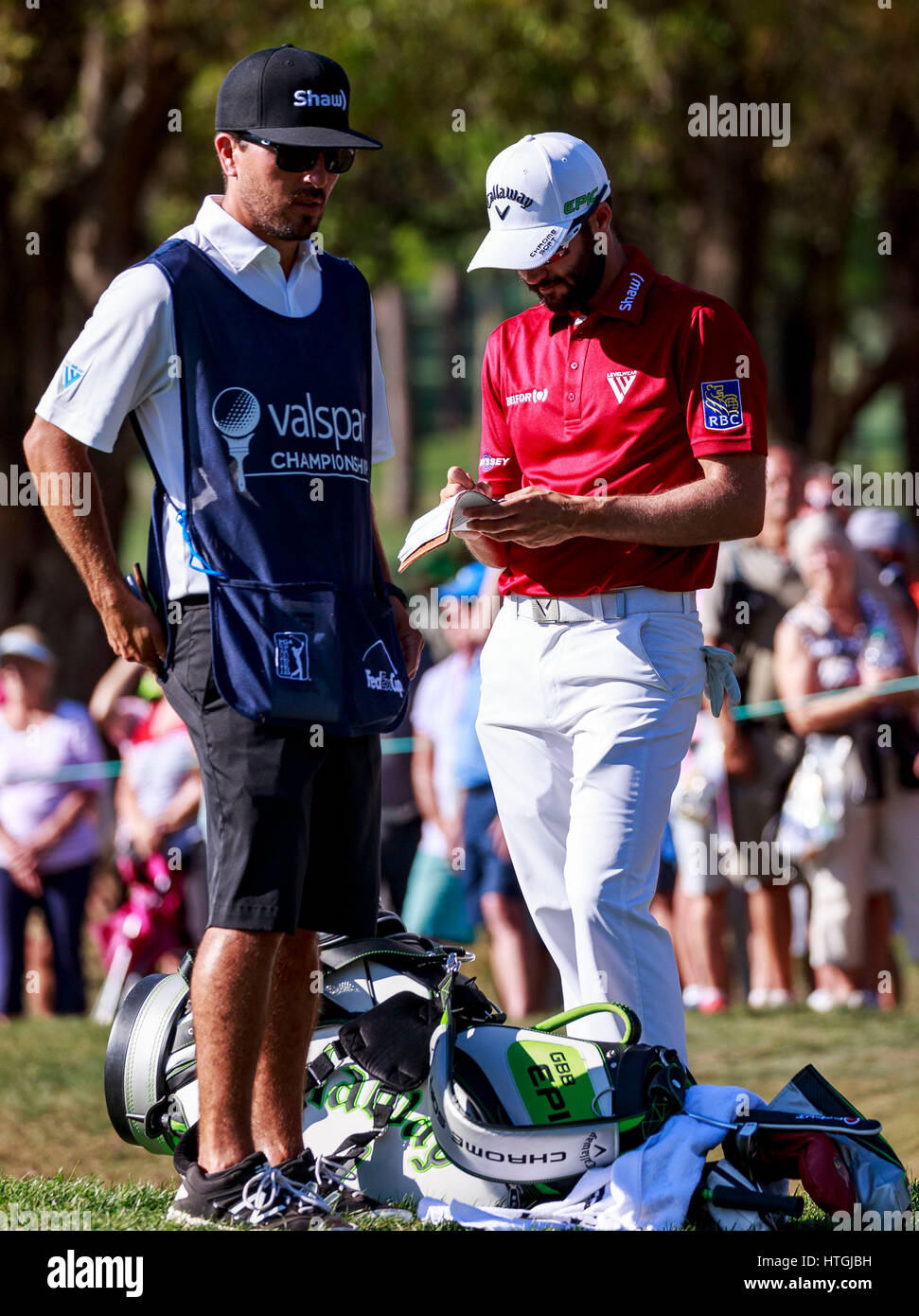 Innisbrook Resort. 11th Mar, 2017. Florida, USA- Adam Hadwin on the ...