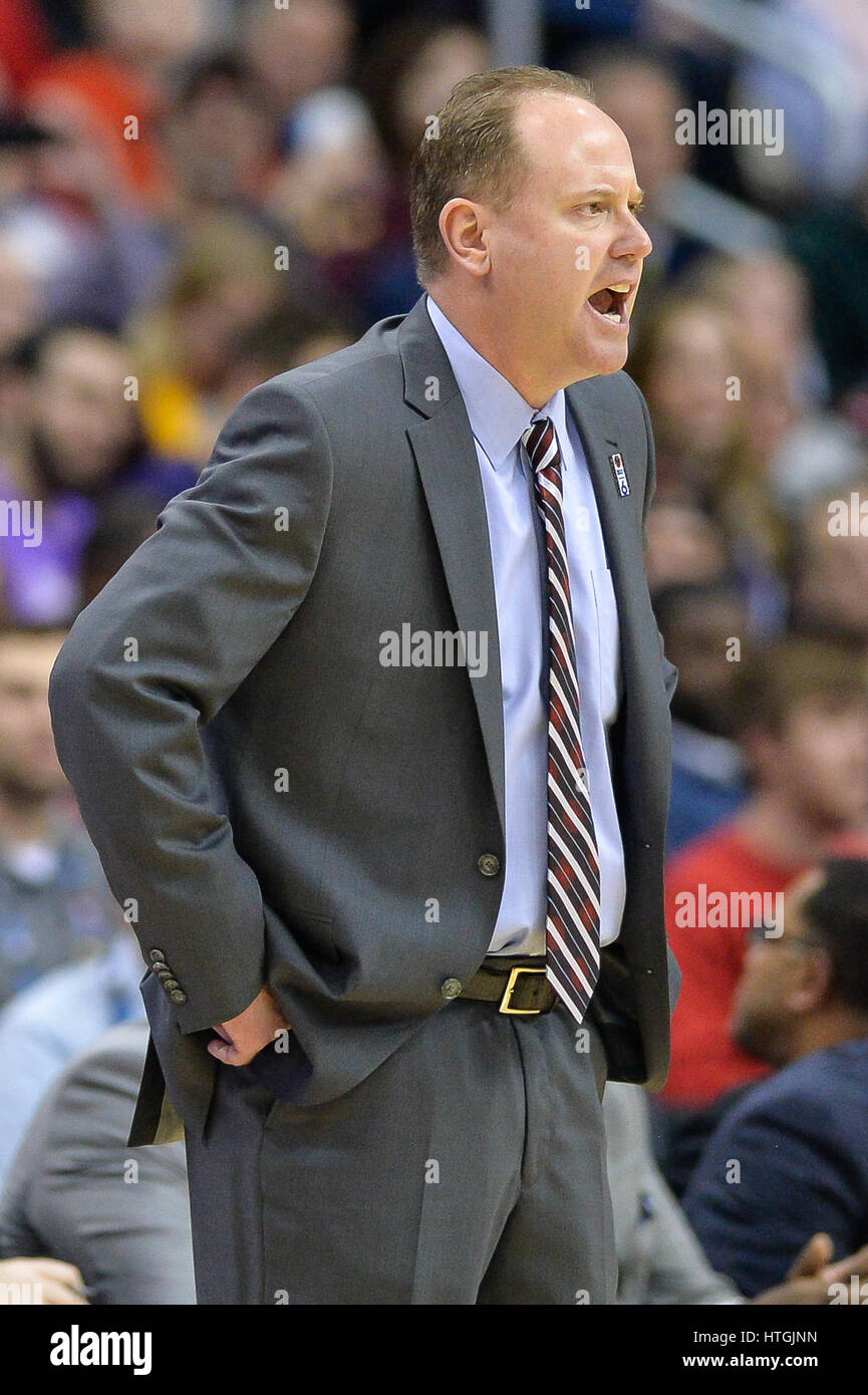 Washington, DC, USA. 11th Mar, 2017. Wisconsin Head Coach GREG GARD ...