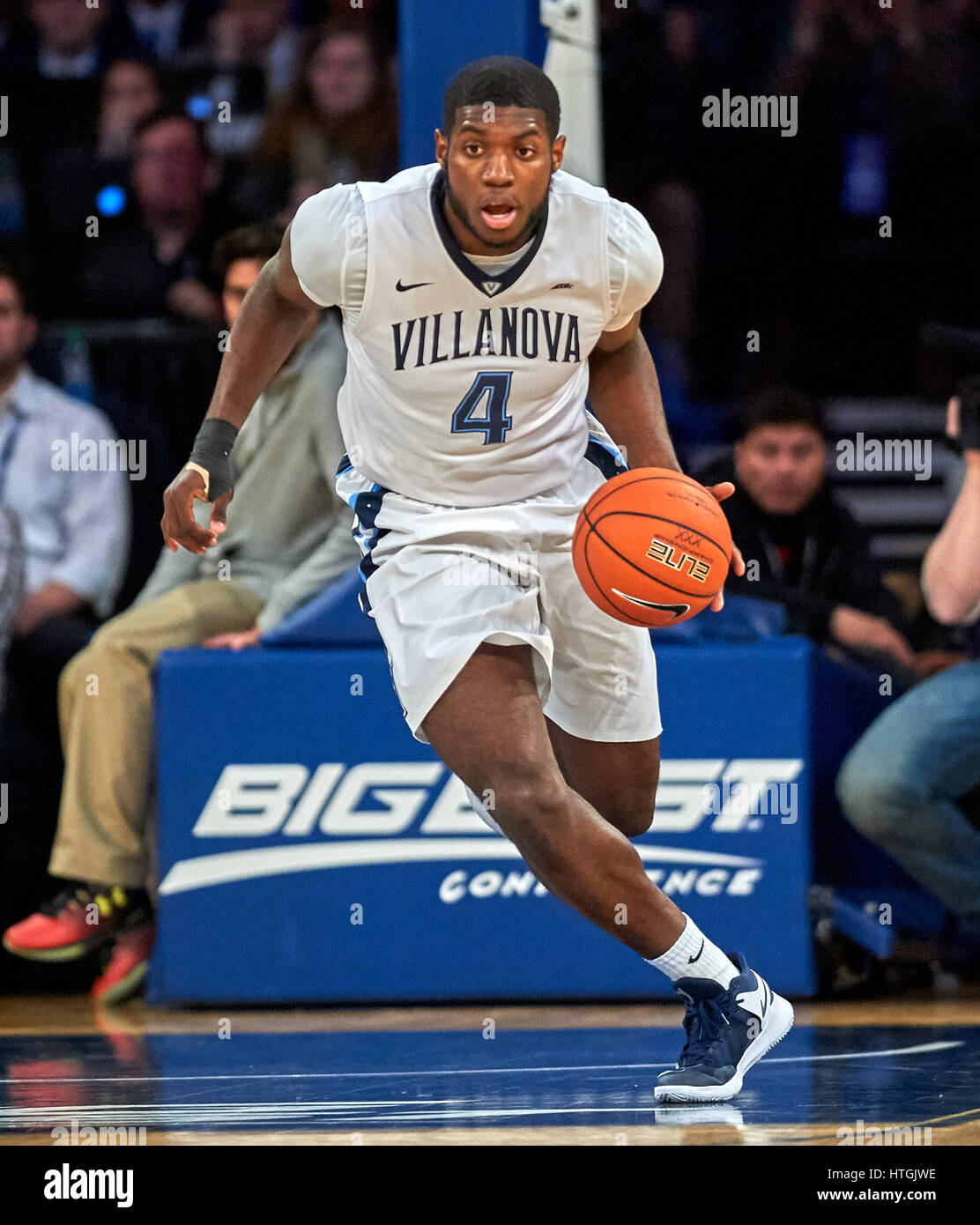 New York, New York, USA. 11th Mar, 2017. Villanova's guard/forward Eric ...