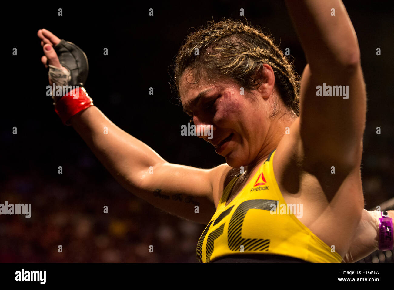 Fortaleza, Brazil. 12th Mar, 2017. Bethe Correia during the UFC Fight ...