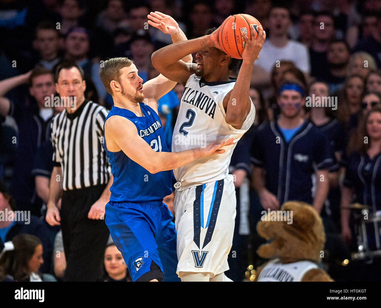 New York, New York, USA. 11th Mar, 2017. Villanova's forward Kris ...
