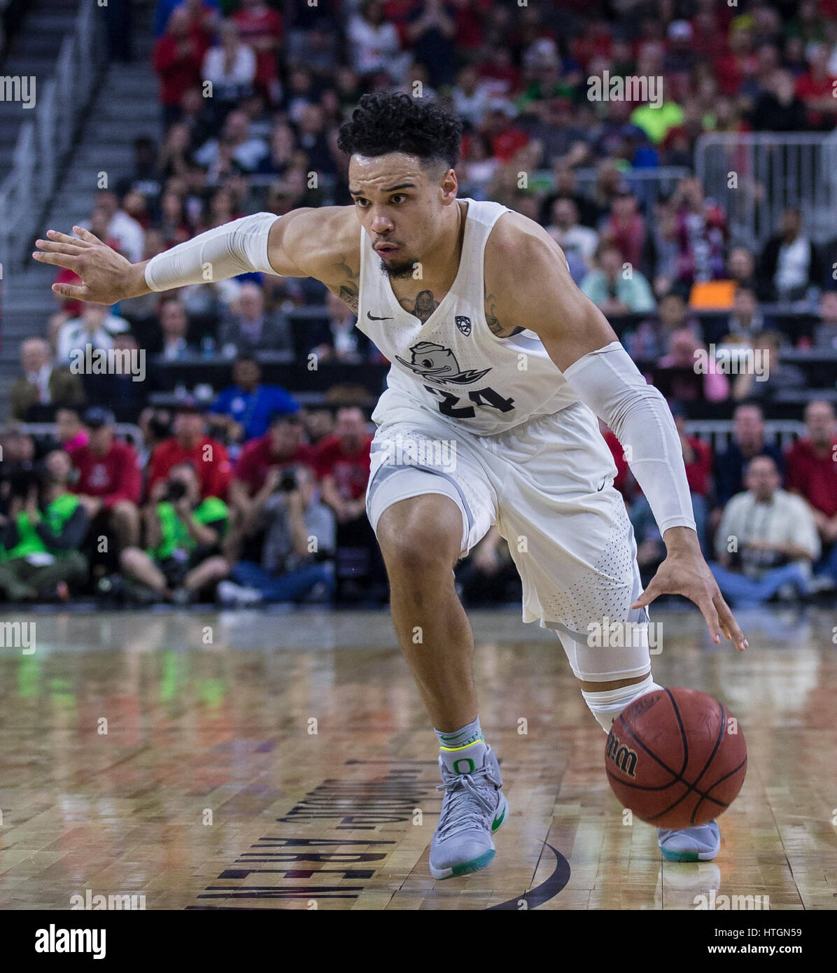 Las Vegas, Nevada, USA. 11th Mar, 2017. Oregon forward Dillon Brooks ...