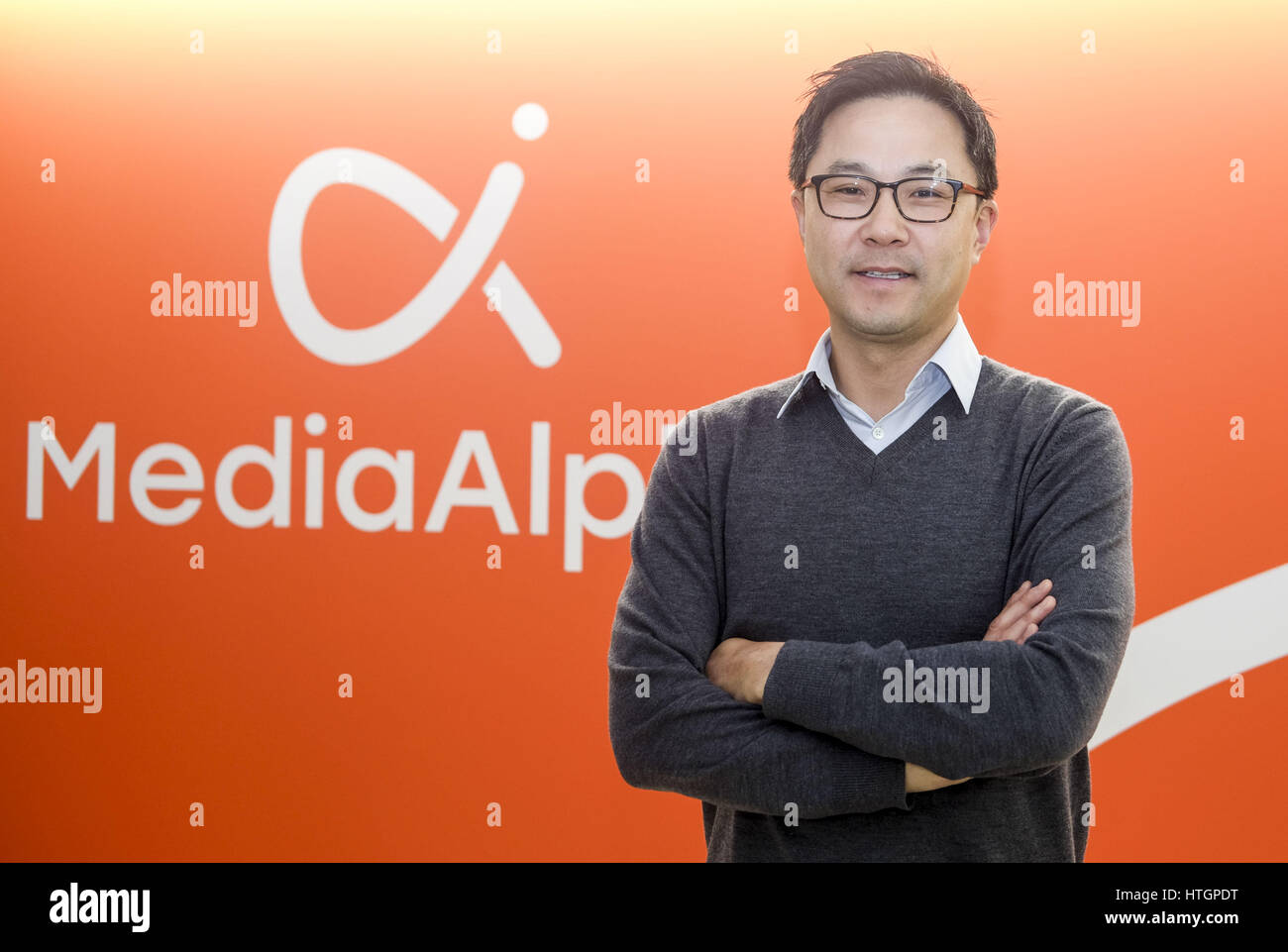 Los Angeles, California, USA. 6th Feb, 2017. Steve Yi of MediaAlpha ...