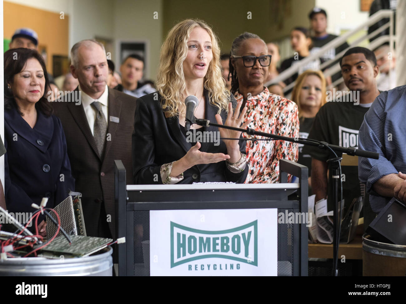 Los Angeles, California, USA. 15th Feb, 2017. Kabira Stokes, founder ...