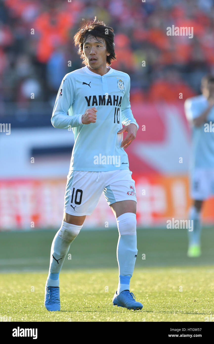 Saitama, Japan. 11th Mar, 2017. Shunsuke Nakamura (Jubilo) Football ...