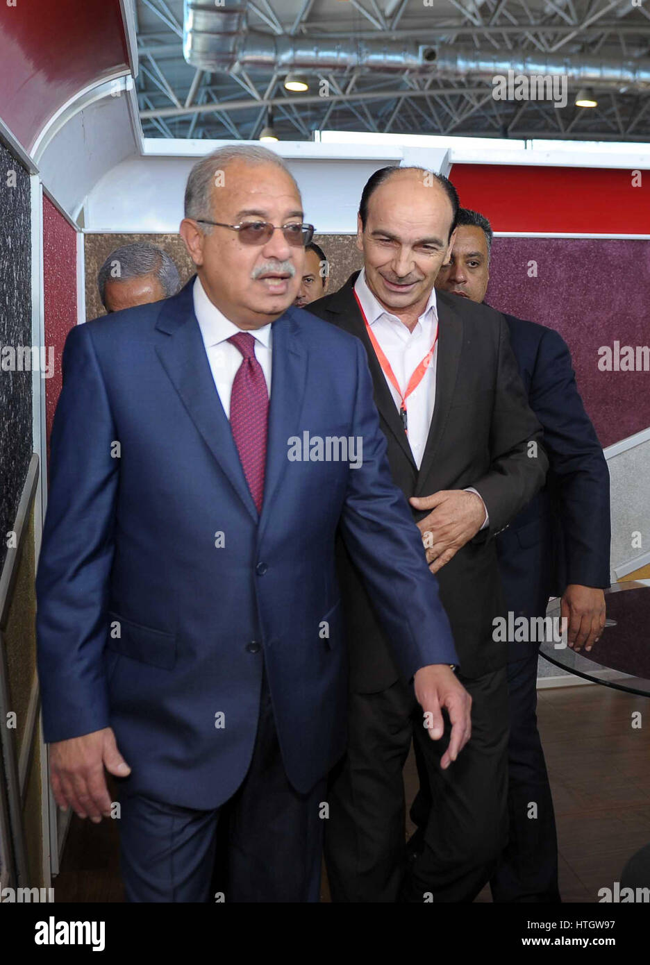 Cairo, Egypt. 15th Mar, 2017. Egyptian Prime Minister Ismail Sharif ...