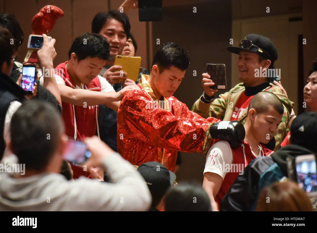 (R-L) Koki Kameda, Tomoki Kameda (JPN), Daiki Kameda, MARCH 10, 2017 ...