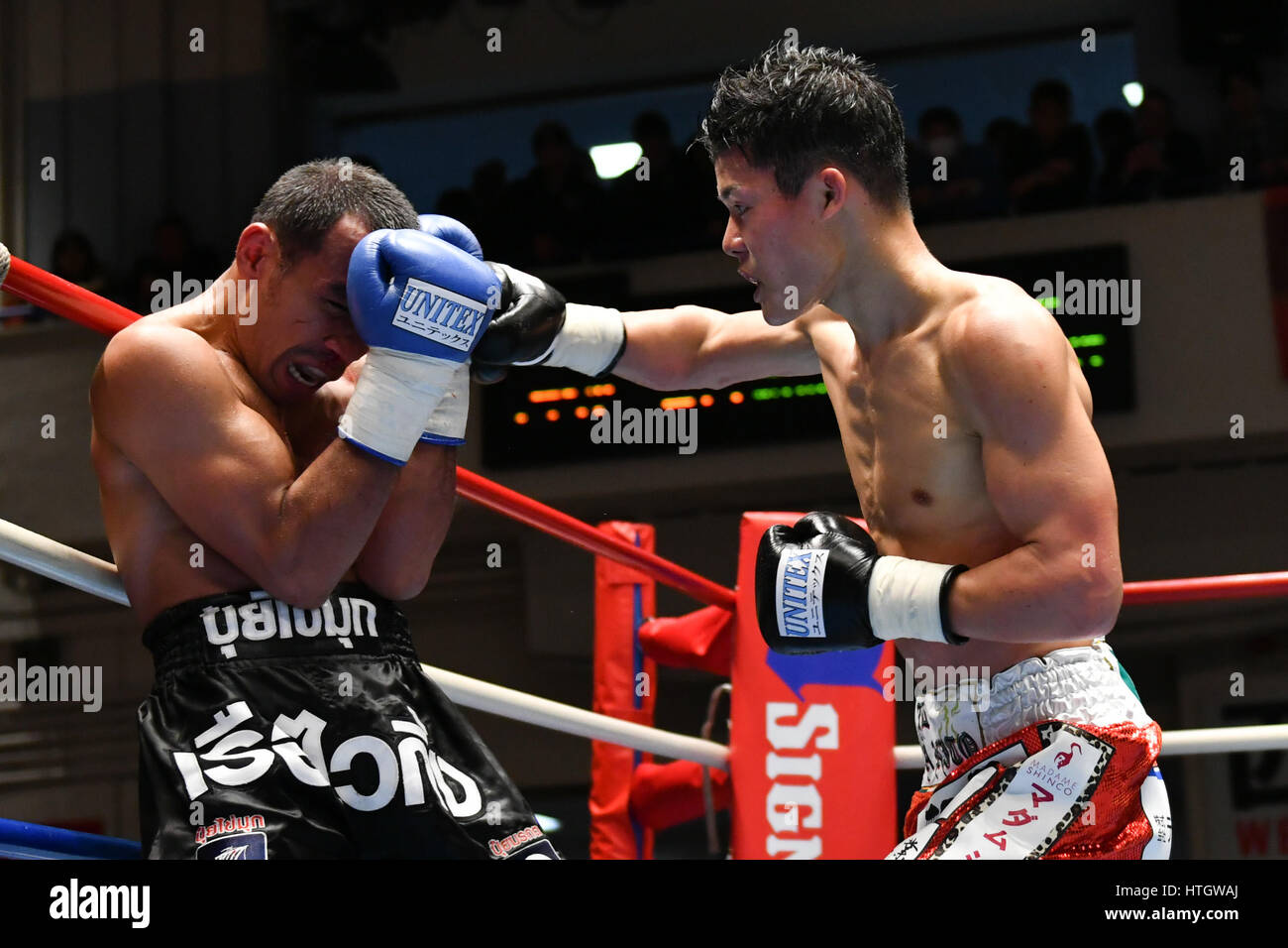 (L-R) Mike Tawatchai (THA), Tomoki Kameda (JPN), MARCH 10, 2017 ...