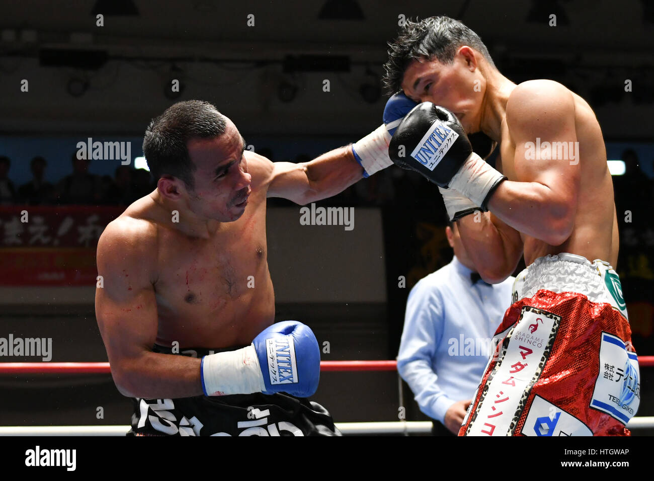 (L-R) Mike Tawatchai (THA), Tomoki Kameda (JPN), MARCH 10, 2017 ...