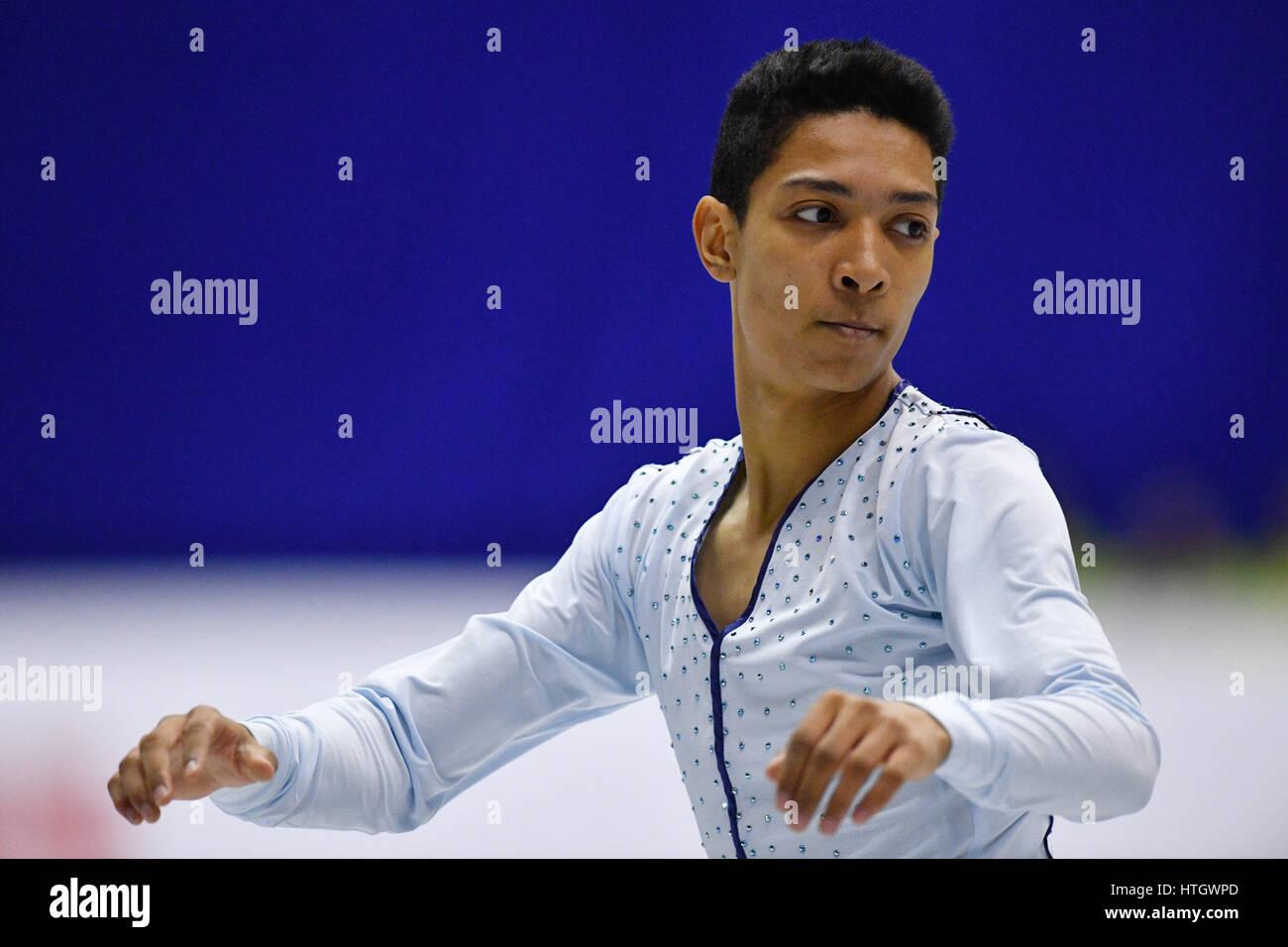 Taipei, Taiwan. 15th Mar, 2017. Matthew Samuels (RSA) Figure Skating ...