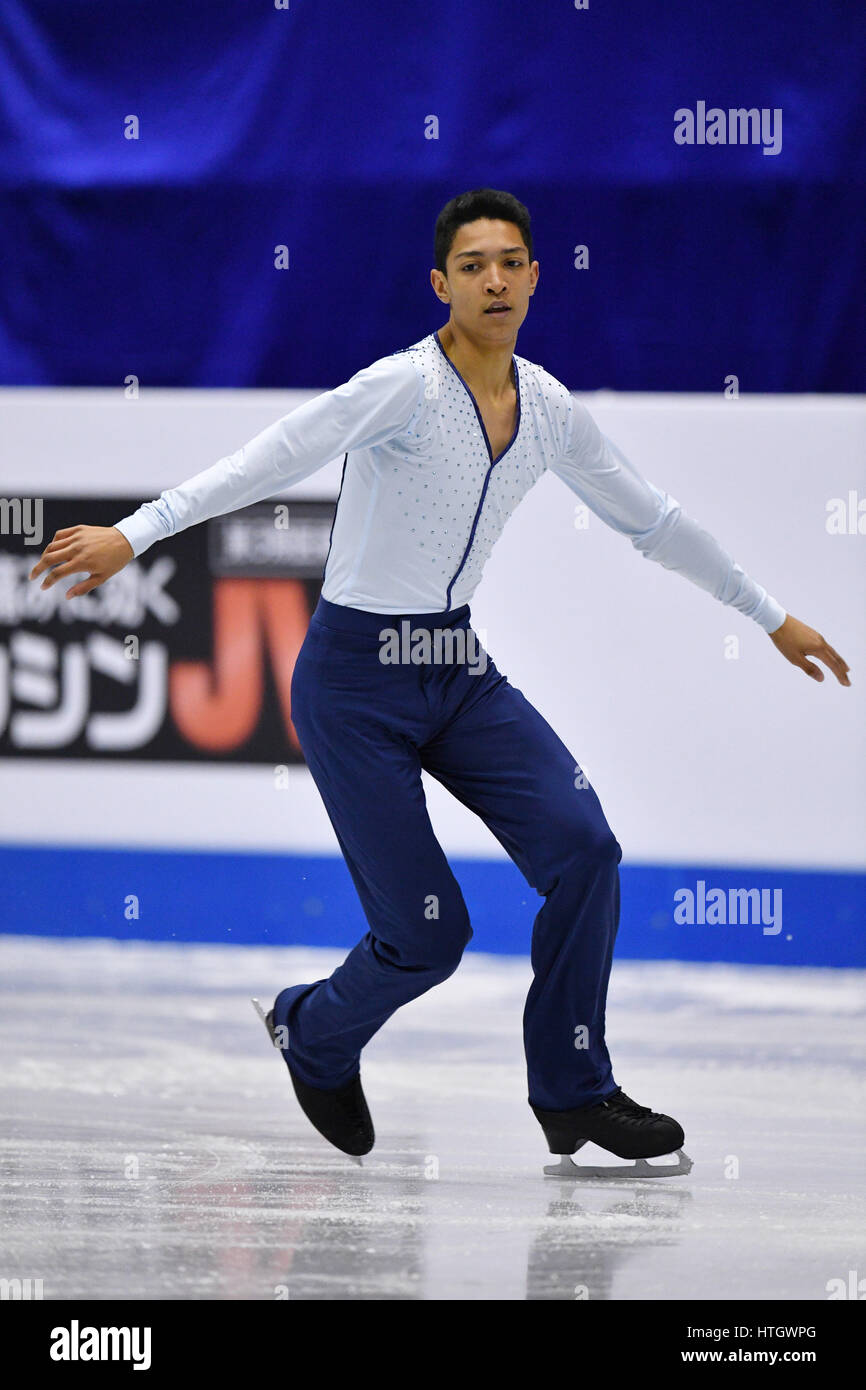 Taipei, Taiwan. 15th Mar, 2017. Matthew Samuels (RSA) Figure Skating ...