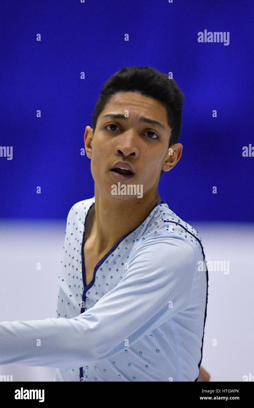 Taipei, Taiwan. 15th Mar, 2017. Matthew Samuels (RSA) Figure Skating ...