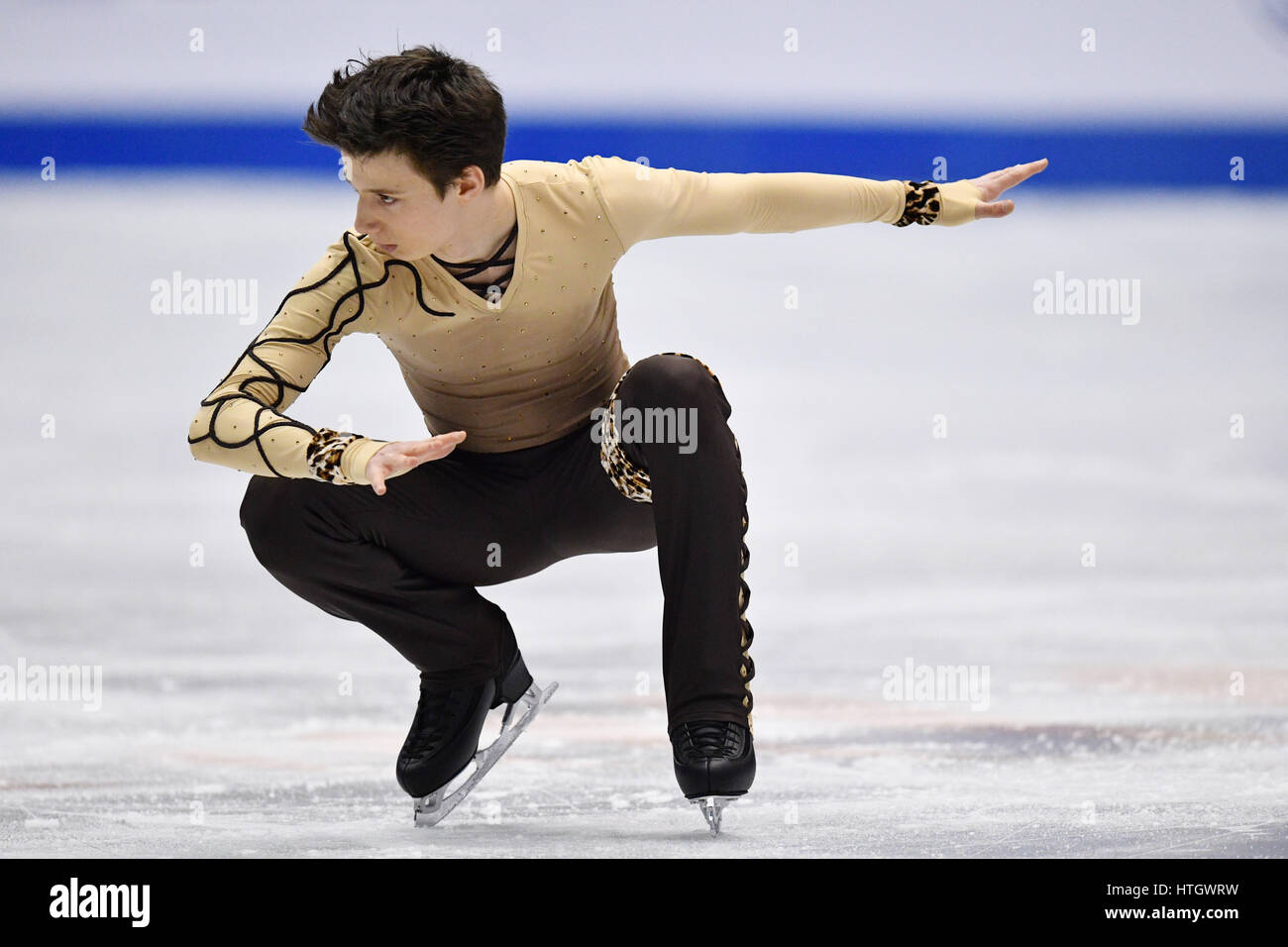 Taipei, Taiwan. 15th Mar, 2017. Nurullah Sahaka (SUI) Figure Skating ...