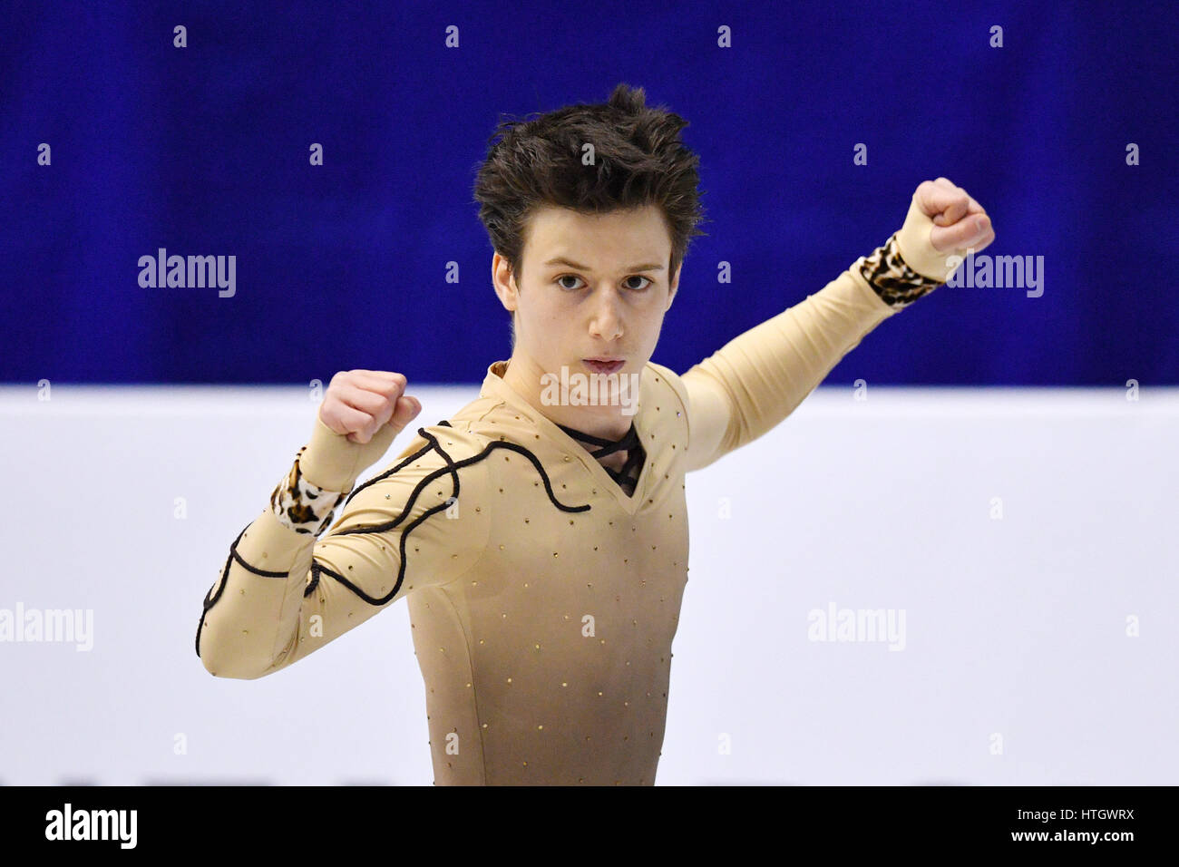 Taipei, Taiwan. 15th Mar, 2017. Nurullah Sahaka (SUI) Figure Skating ...