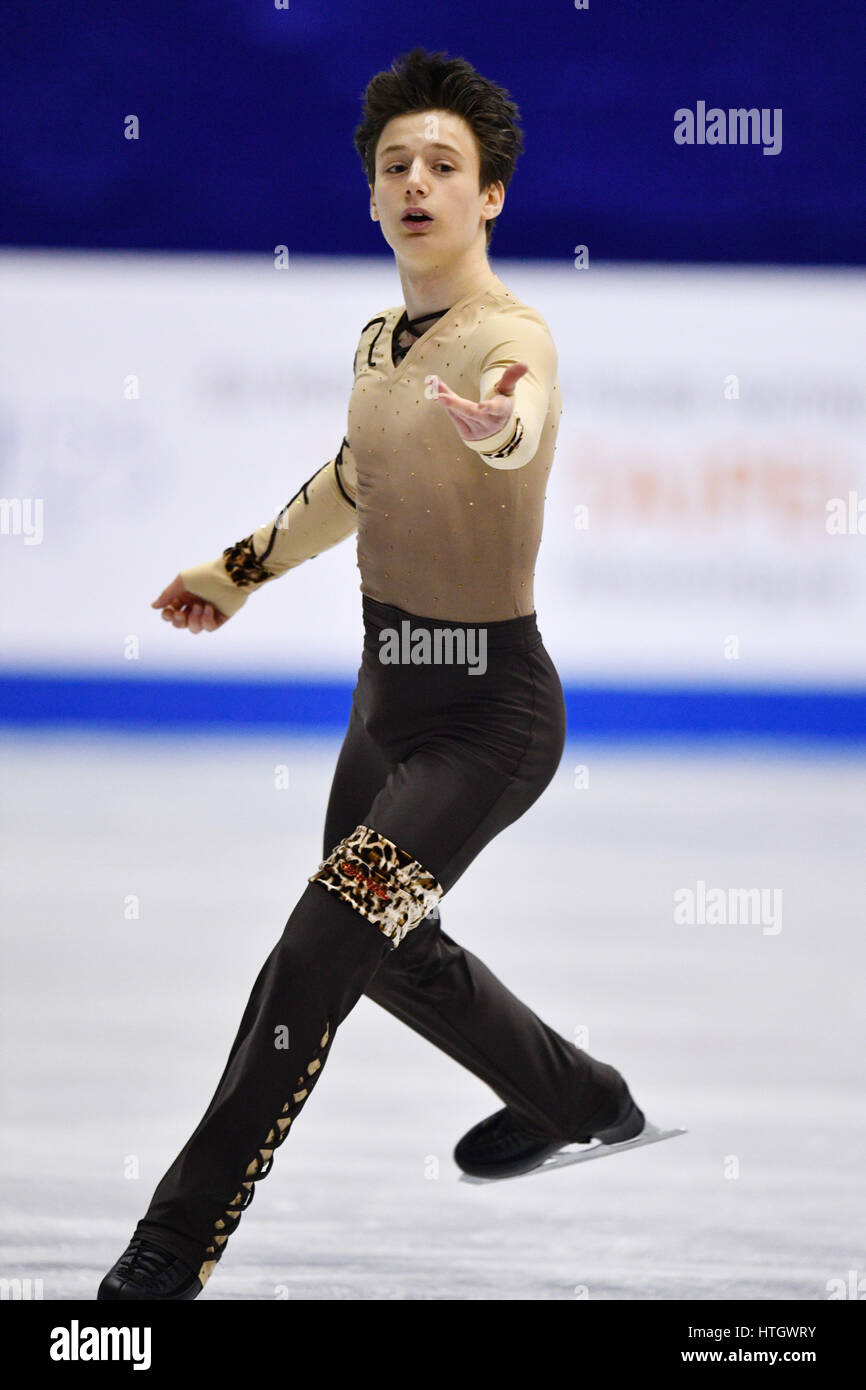 Taipei, Taiwan. 15th Mar, 2017. Nurullah Sahaka (SUI) Figure Skating ...