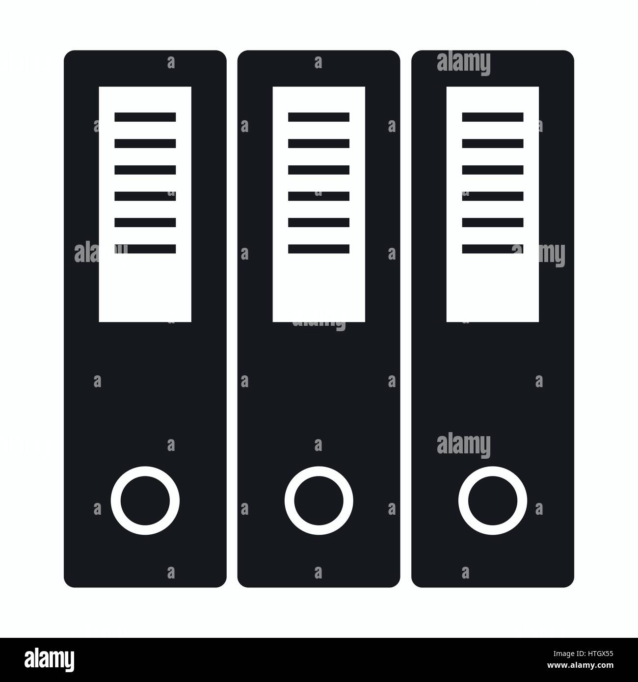 Folder stacked icon Stock Vector Images - Alamy