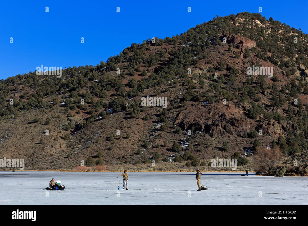 Eagle Valley Resevoir, Spring Valley State Park, Pioche, Nevada, USA ...