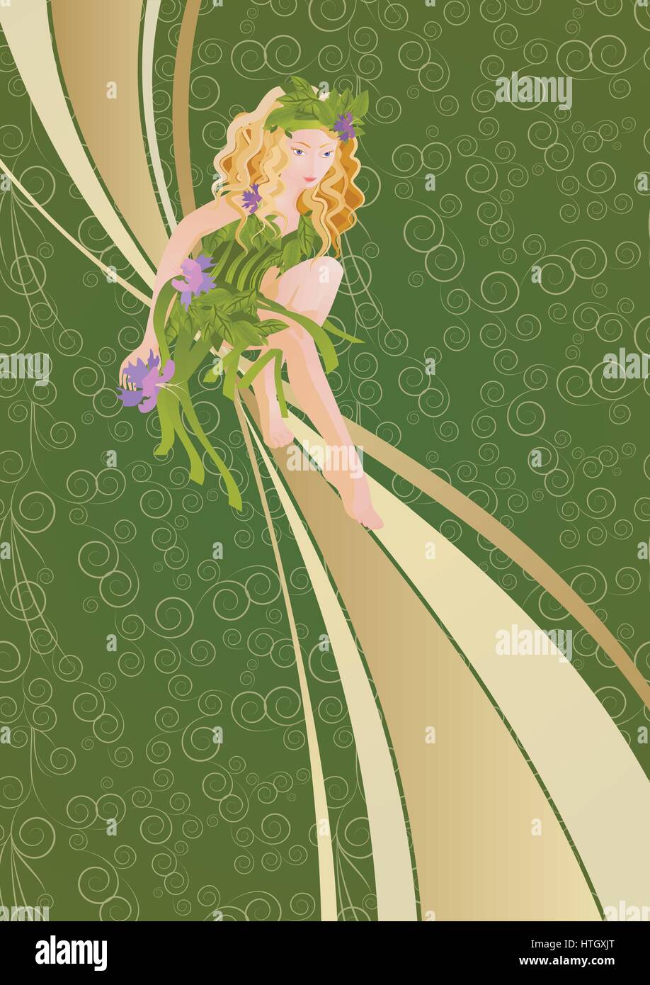 Fairy queen myth Stock Vector Images - Alamy