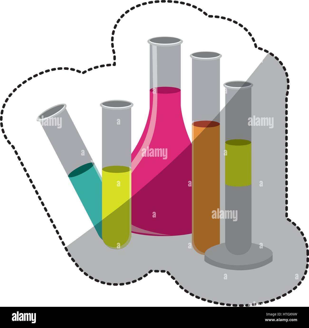 color clinical laboratory icon Stock Vector Image & Art - Alamy