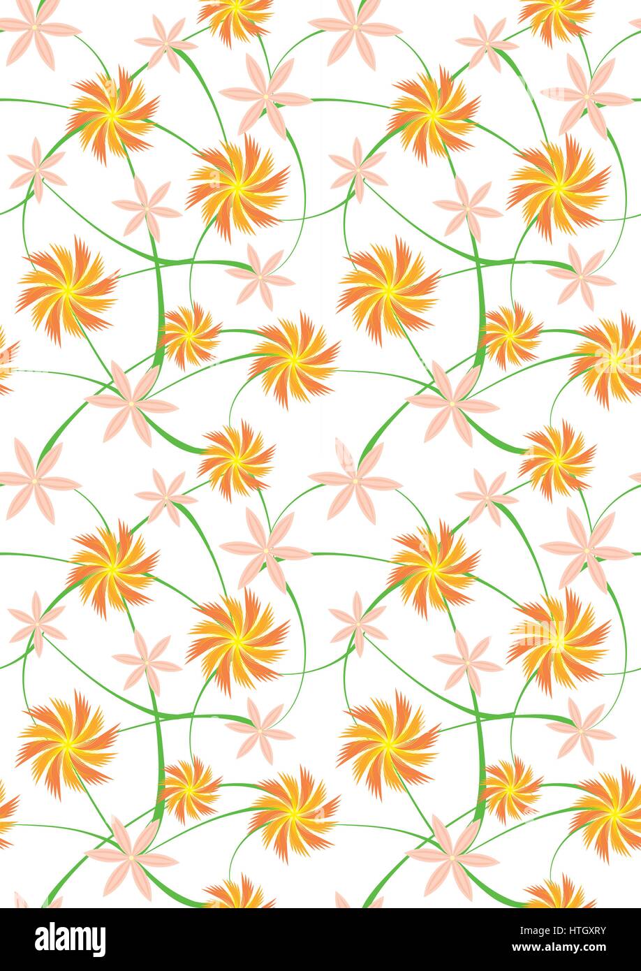 seamless flowers background Stock Vector Image & Art - Alamy