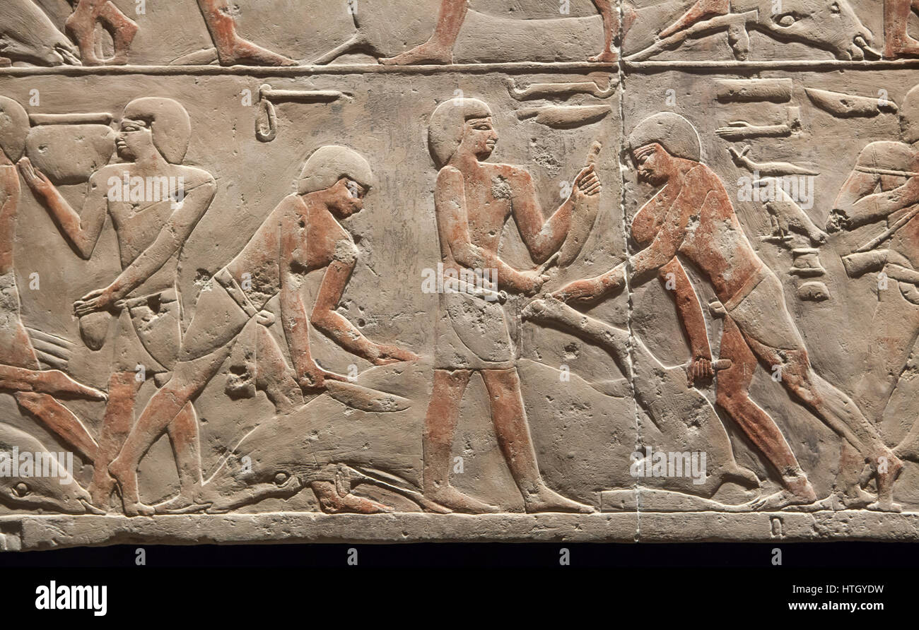 Egyptian art old kingdom hi-res stock photography and images - Alamy