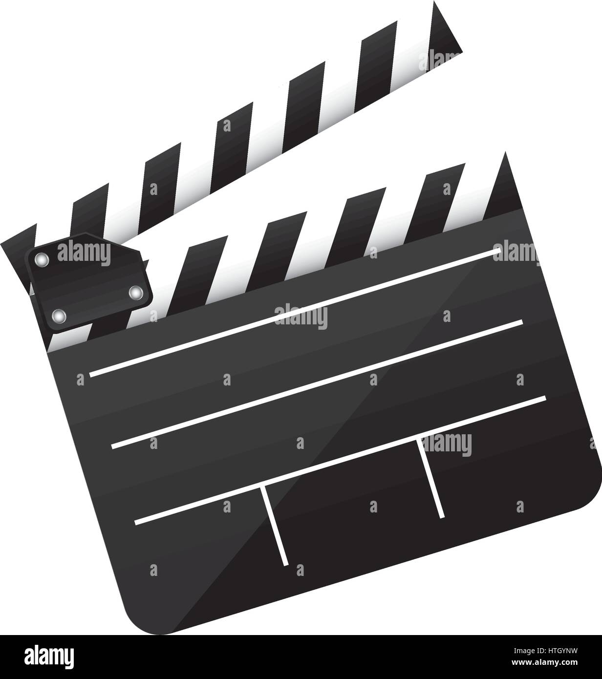 color clapper board film icon Stock Vector Image & Art - Alamy