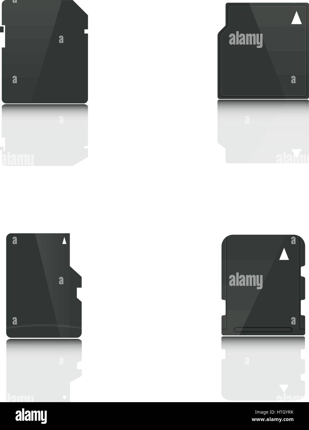 Digital image memory card Stock Vector Images - Alamy