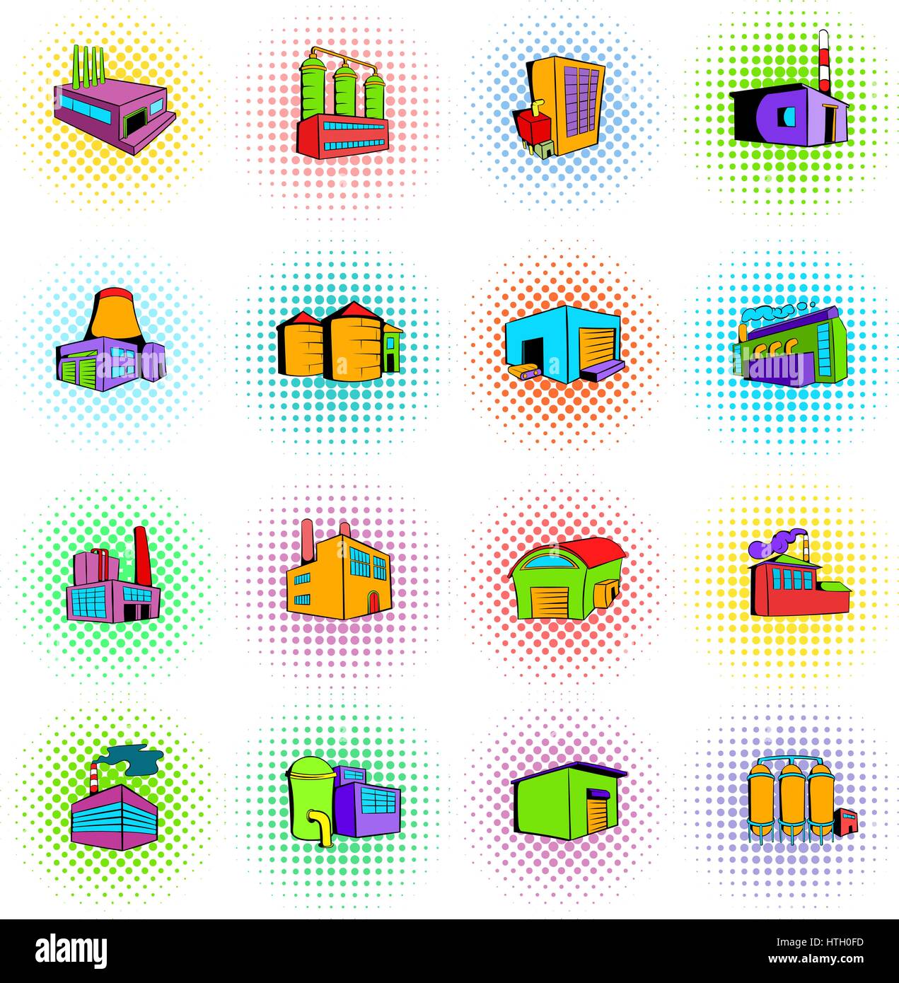 Industrial pipe smoke on Stock Vector Images - Alamy