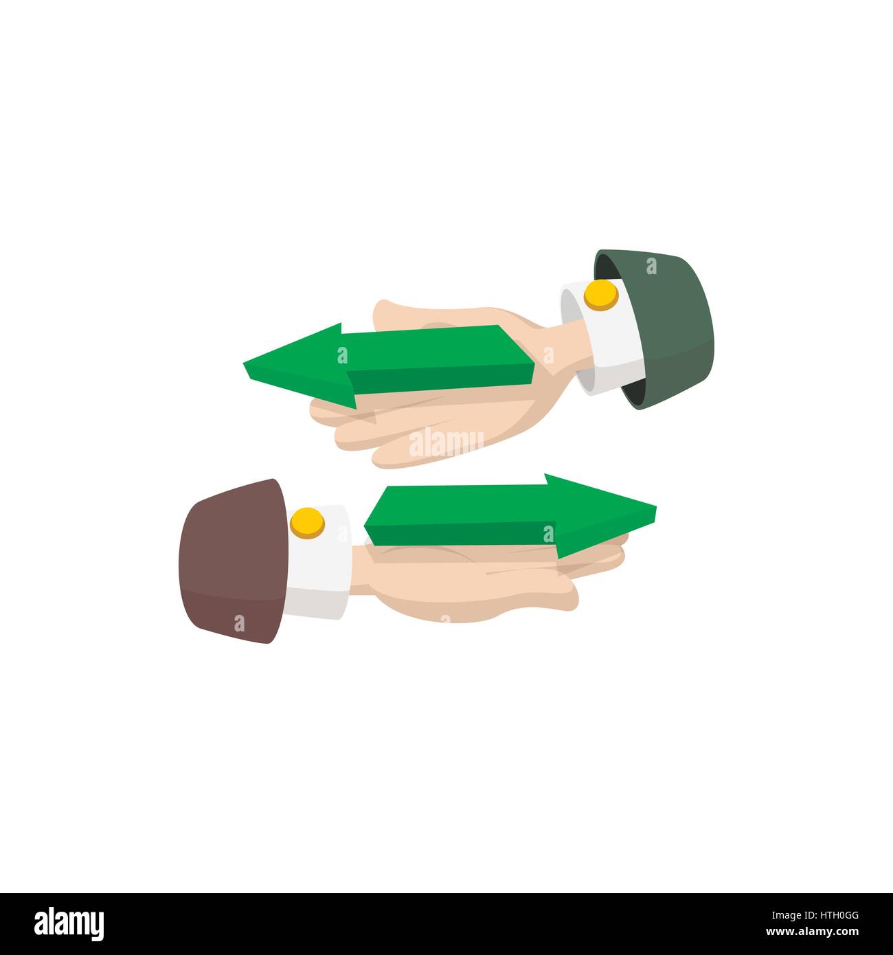 Give receive arrows hi-res stock photography and images - Alamy