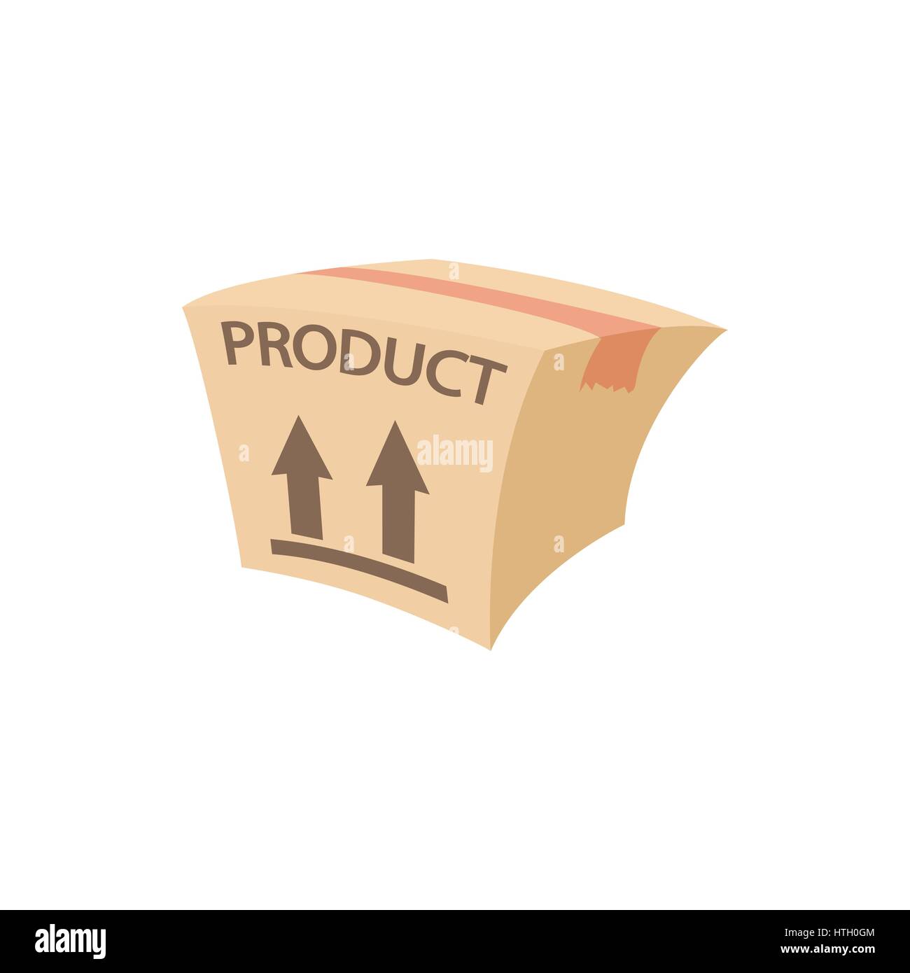 Packing box icon, cartoon style Stock Vector Image & Art - Alamy