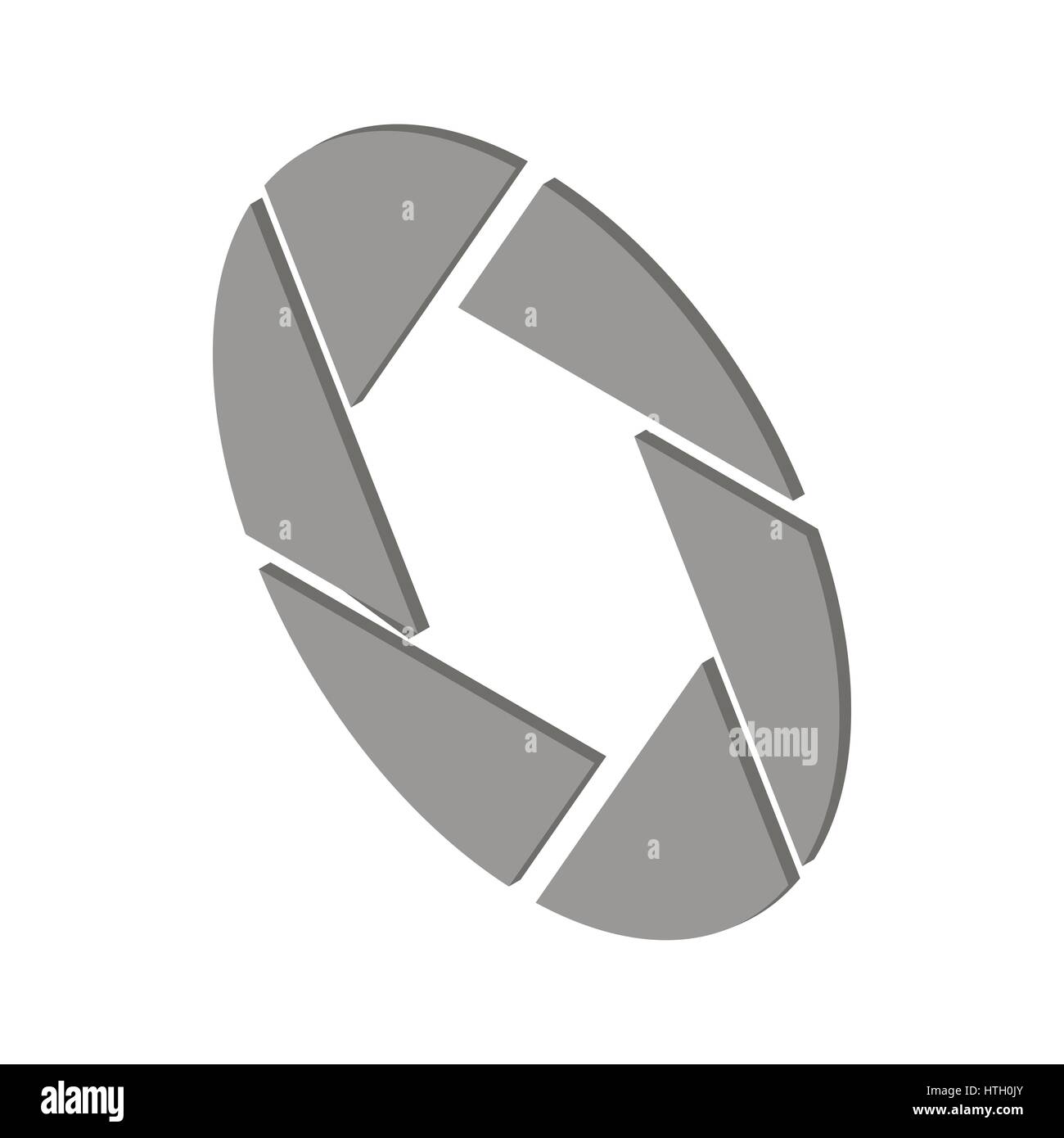 Camera aperture icon, isometric 3d style Stock Vector Image & Art - Alamy