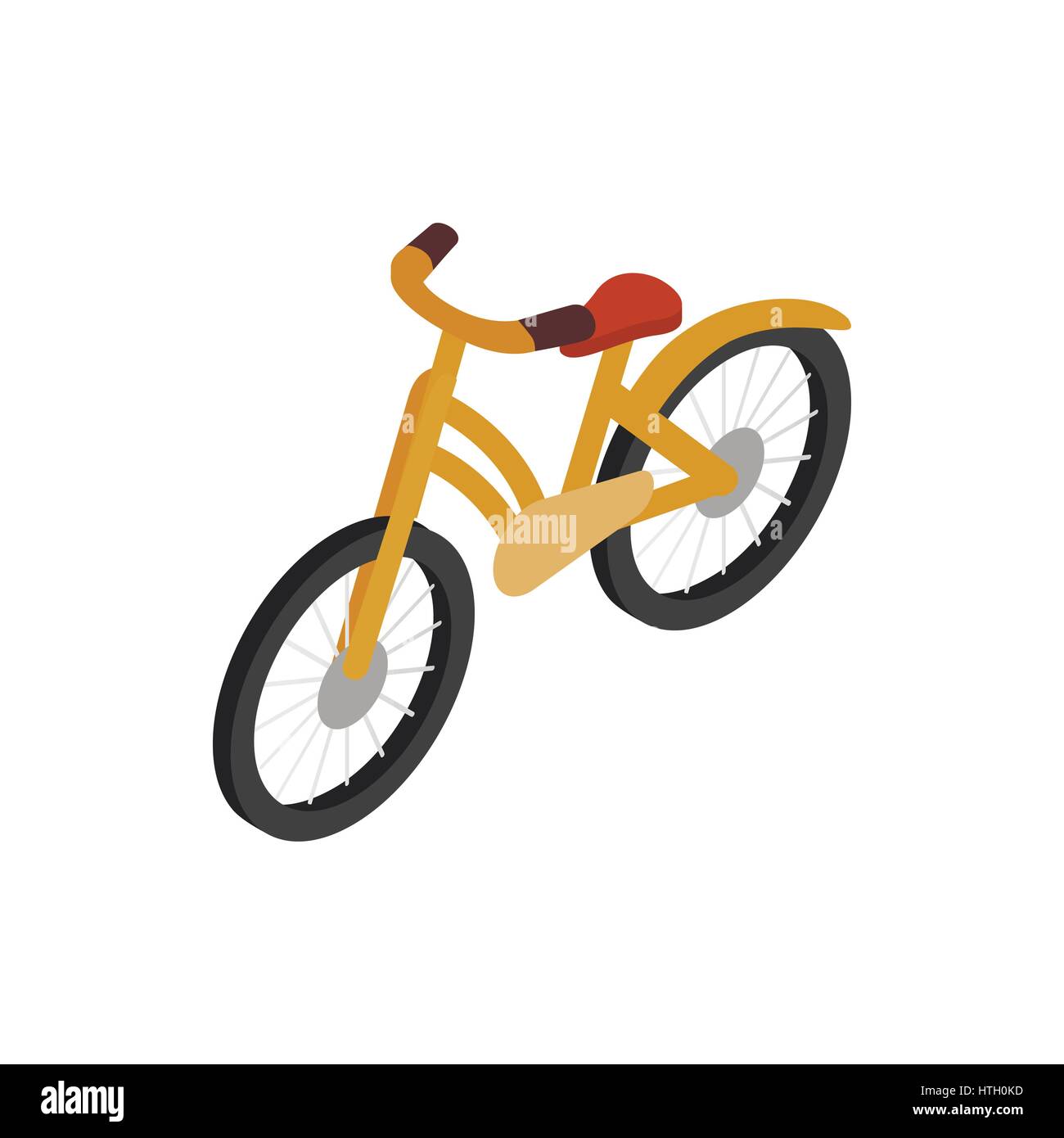 Bike icon, isometric 3d style Stock Vector Image & Art - Alamy