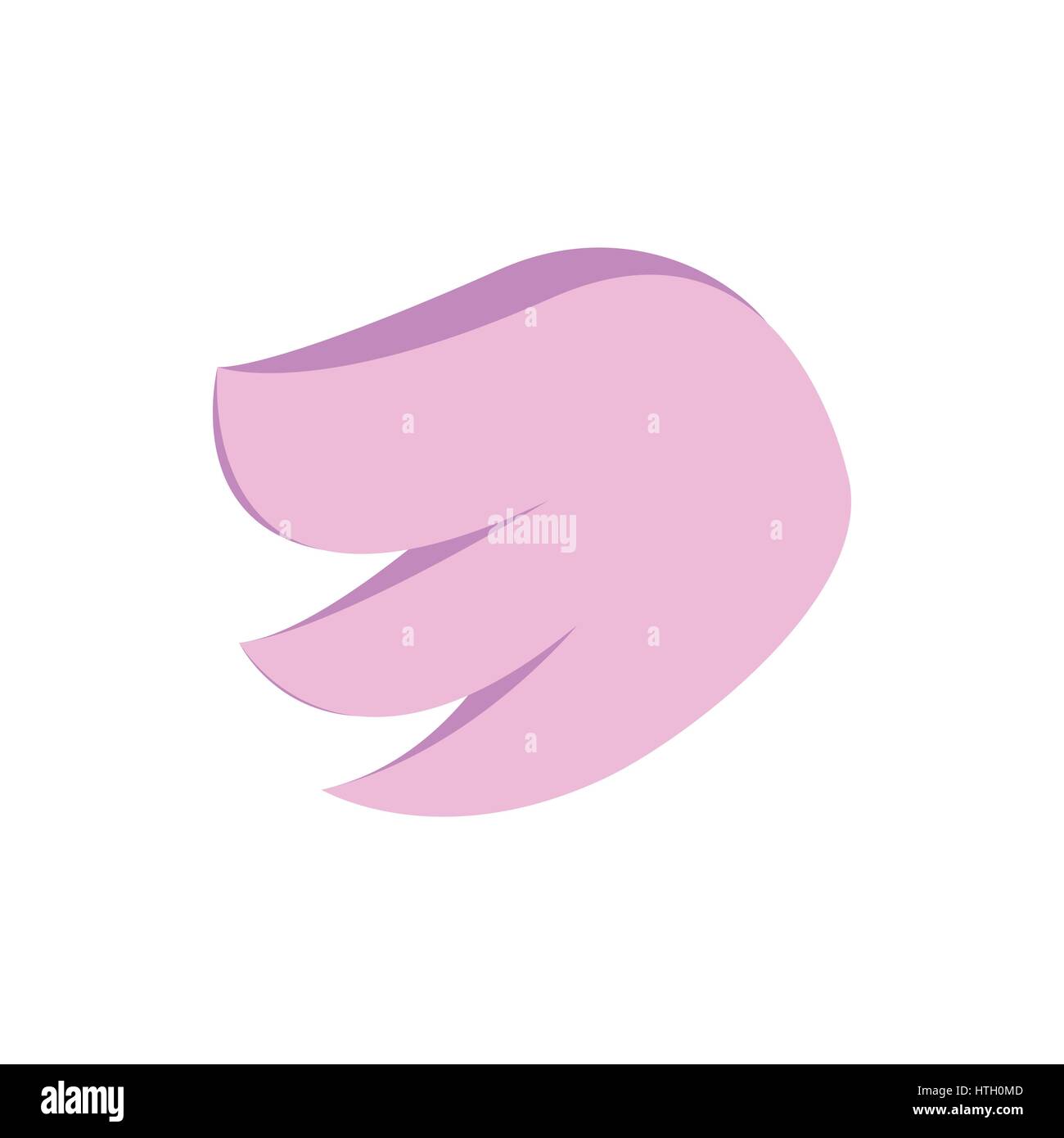 Pink simple wing icon, isometric 3d style Stock Vector Image & Art - Alamy
