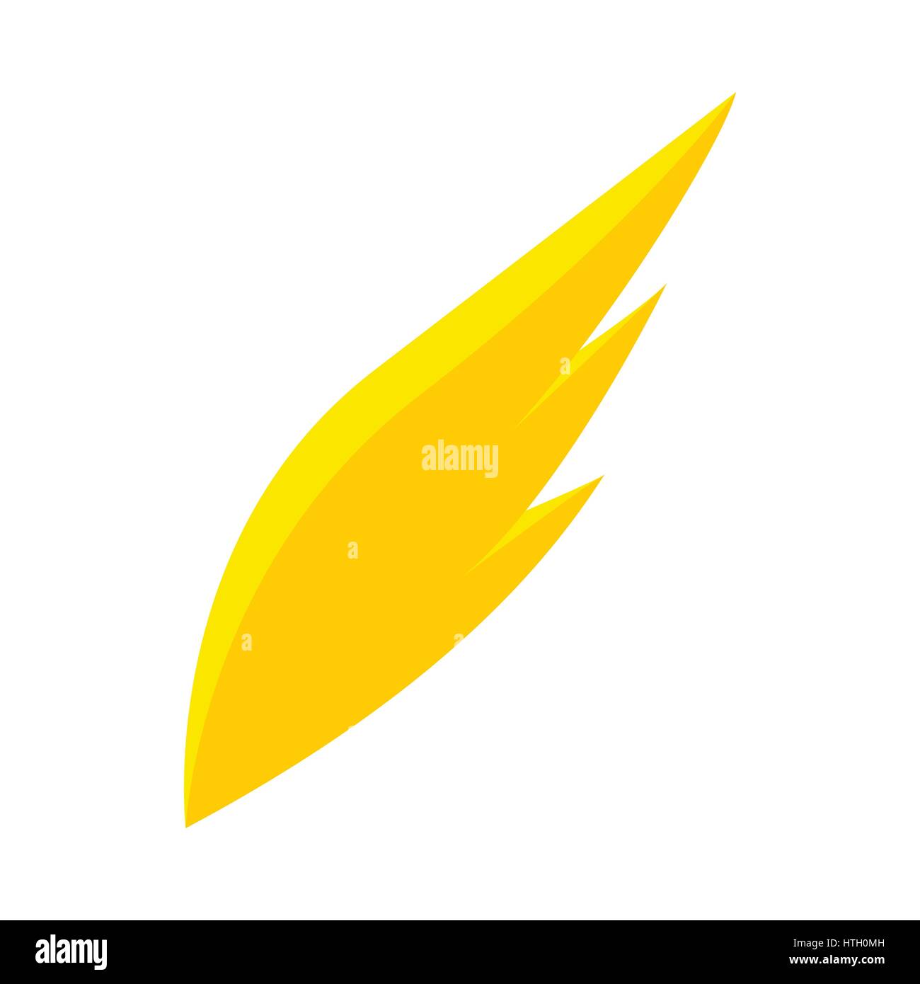 Yellow simple wing icon, isometric 3d style Stock Vector Image & Art ...