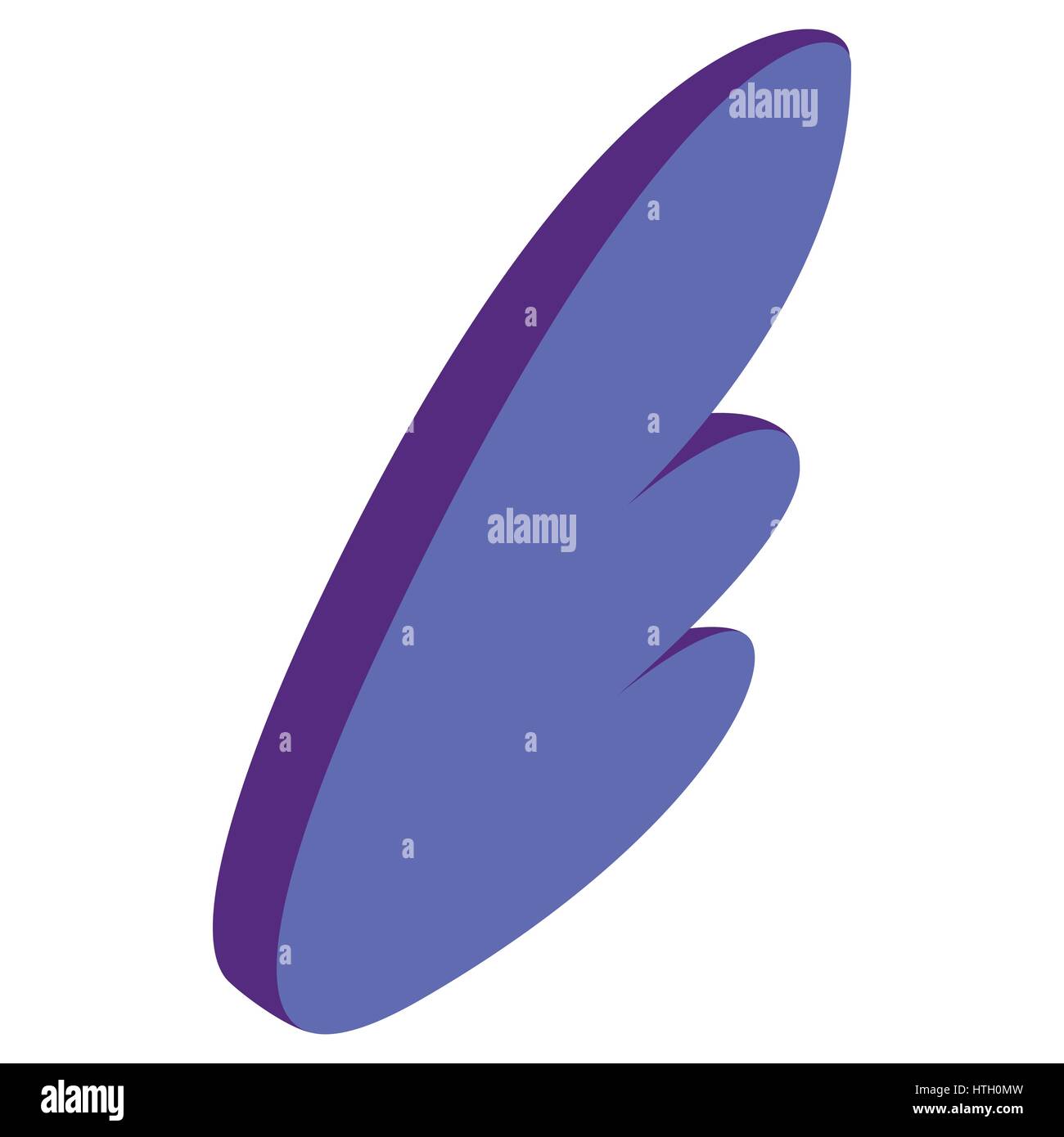 Purple simple wing icon, isometric 3d style Stock Vector Image & Art ...