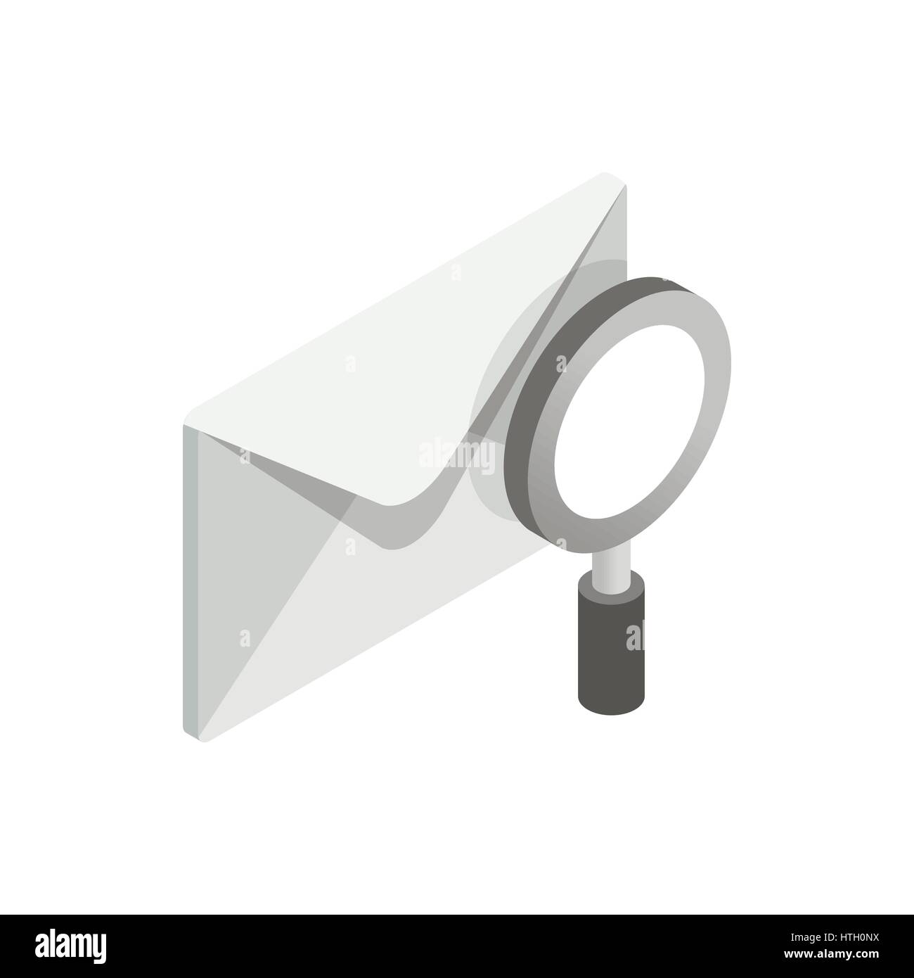 Search email icon isometric Cut Out Stock Images & Pictures - Alamy