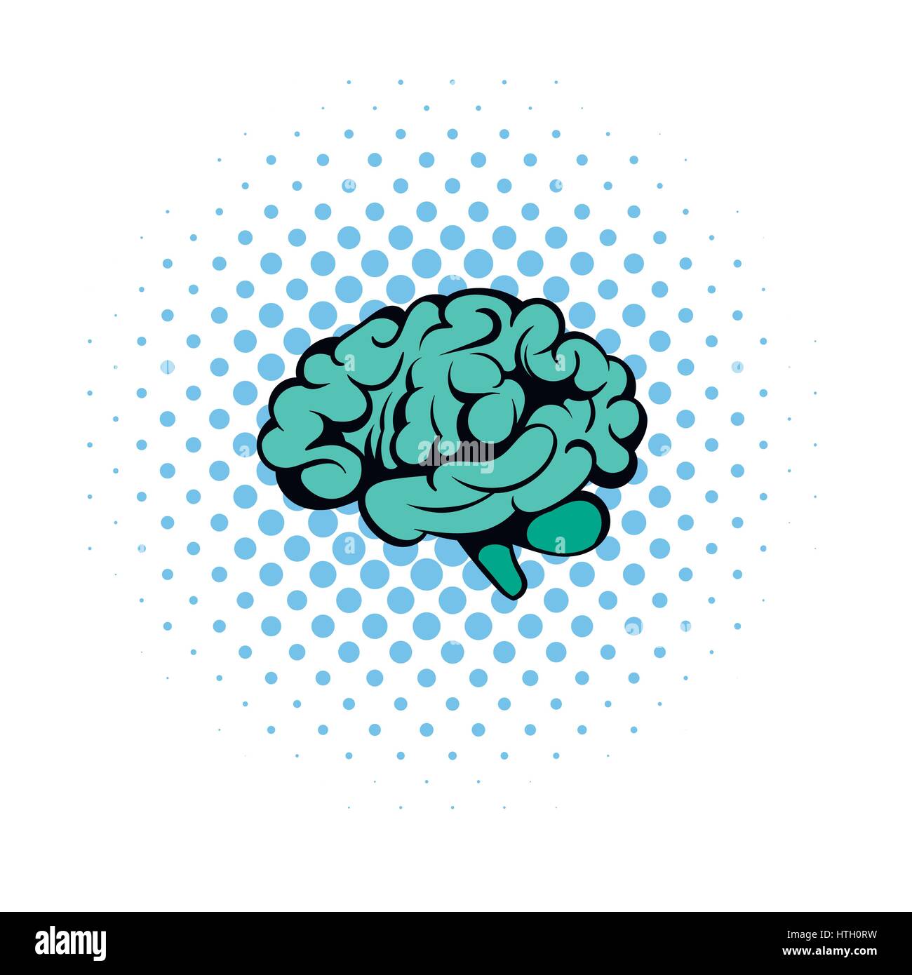 Human midbrain anatomy Stock Vector Images - Alamy