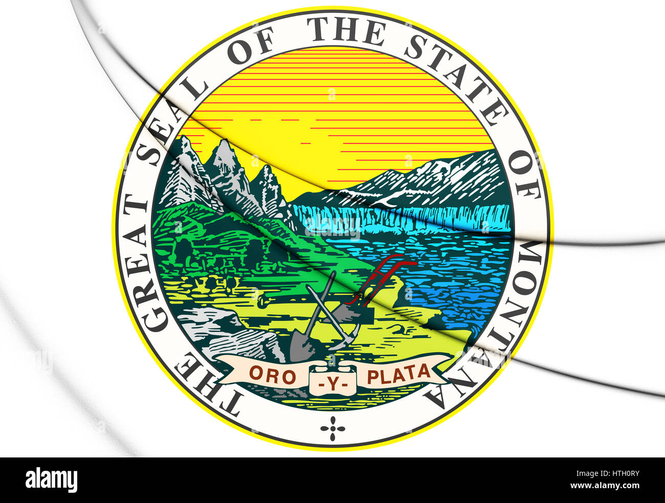 Montana state sign hi-res stock photography and images - Alamy