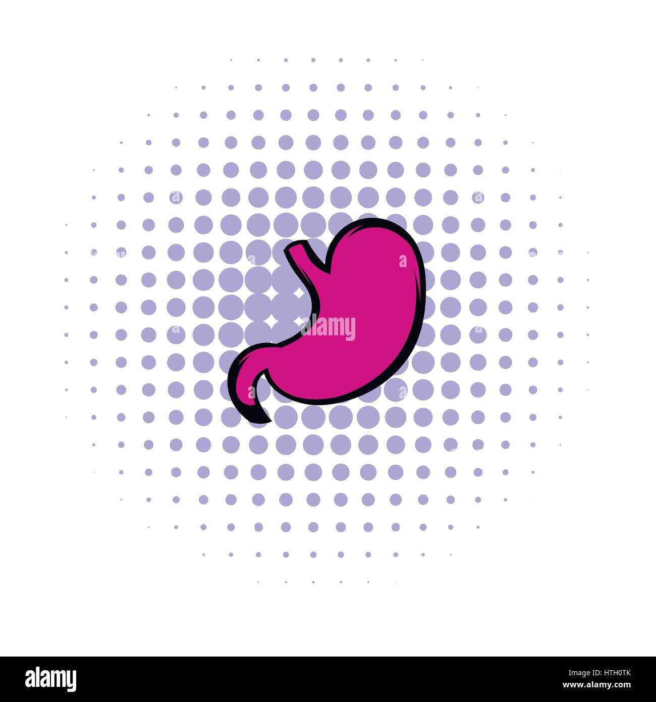 Stomach cartoon icon, comics style Stock Vector Image & Art - Alamy