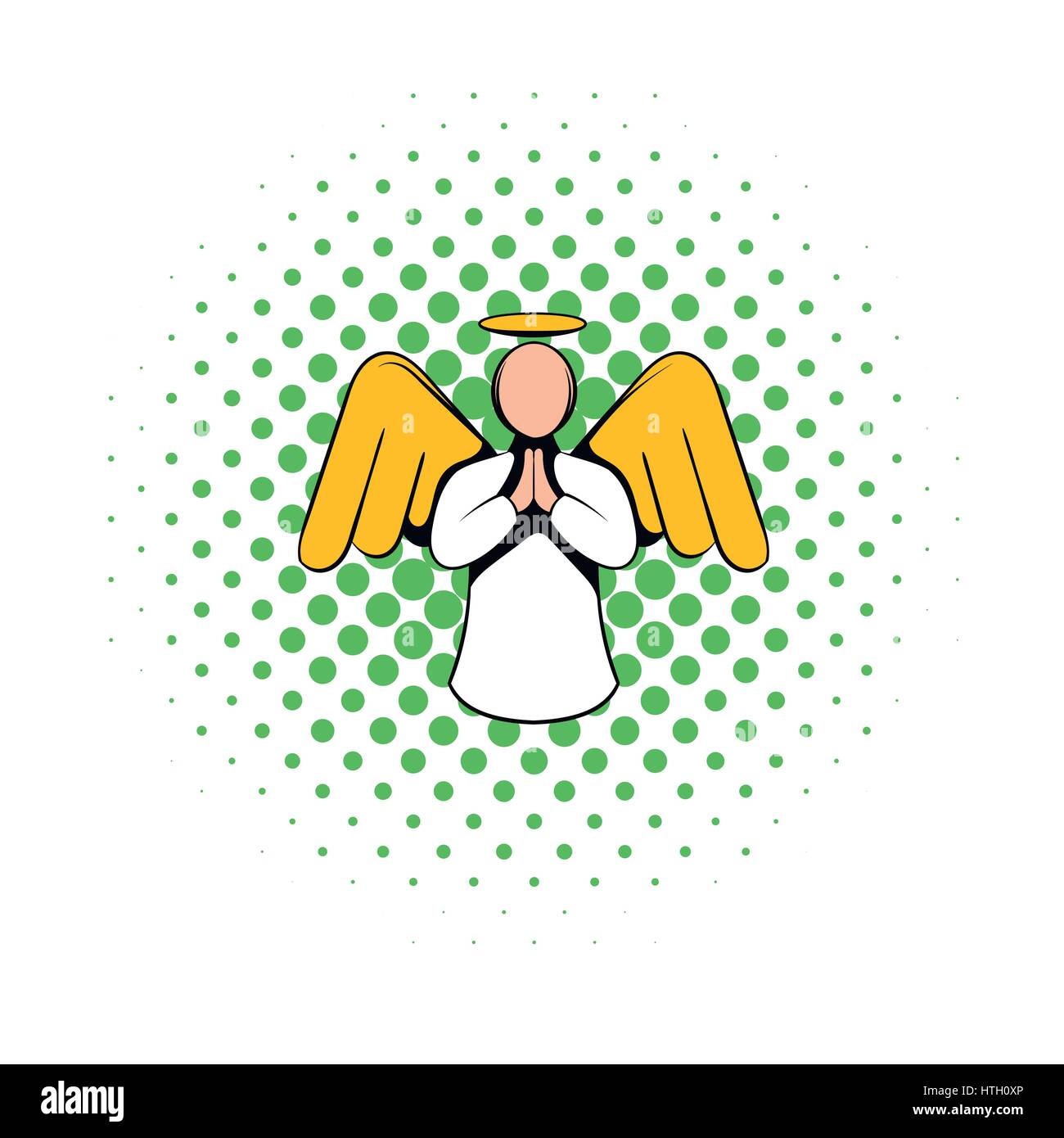 Angel icon, comics style Stock Vector Image & Art - Alamy