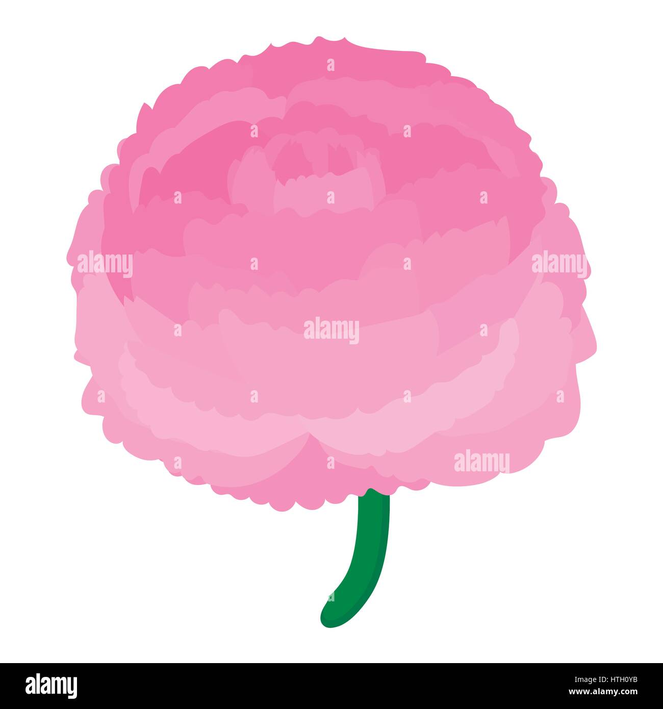 Peony icon, cartoon style Stock Vector Image & Art - Alamy