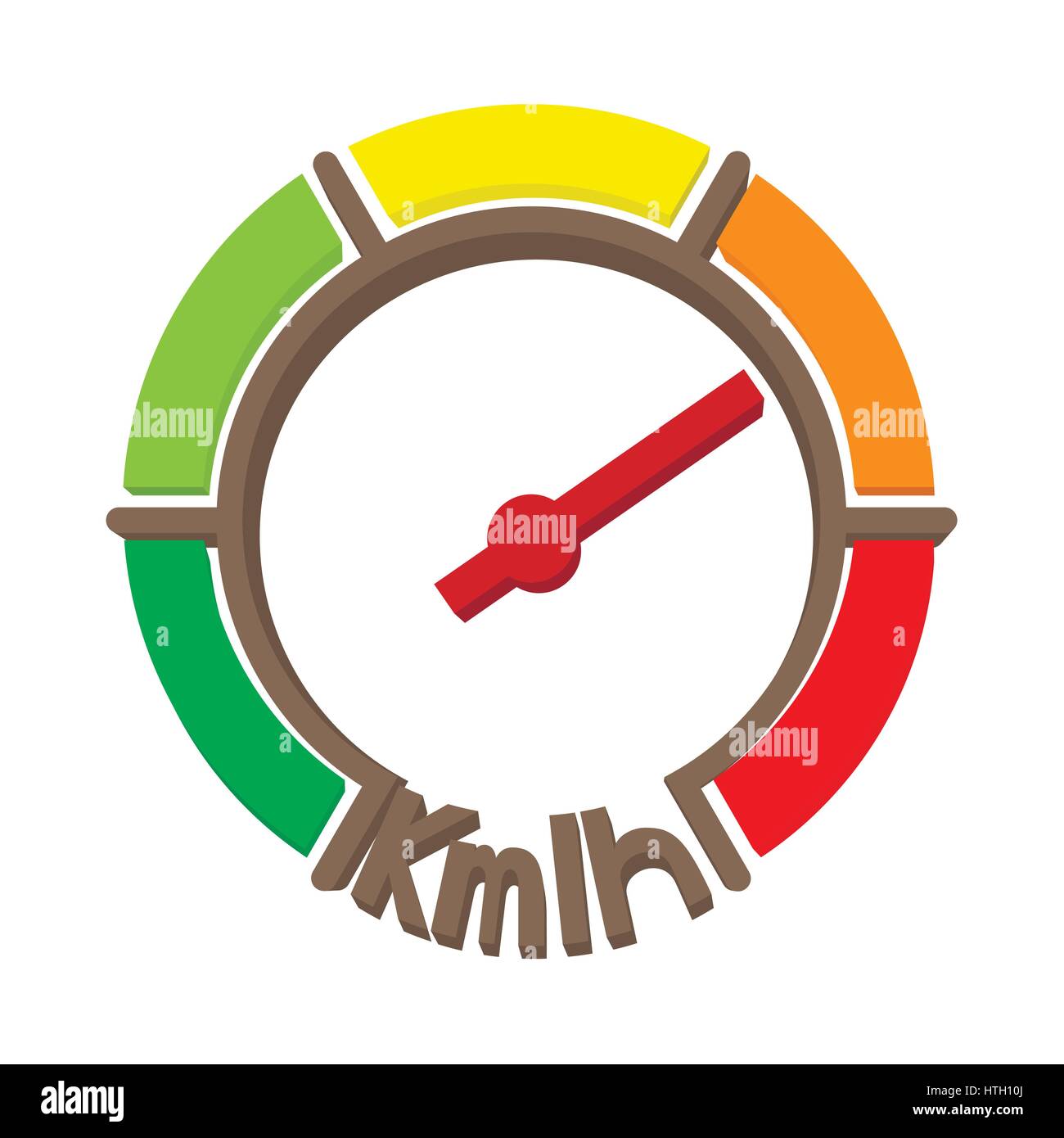 Speedometer icon, cartoon style Stock Vector Image & Art - Alamy