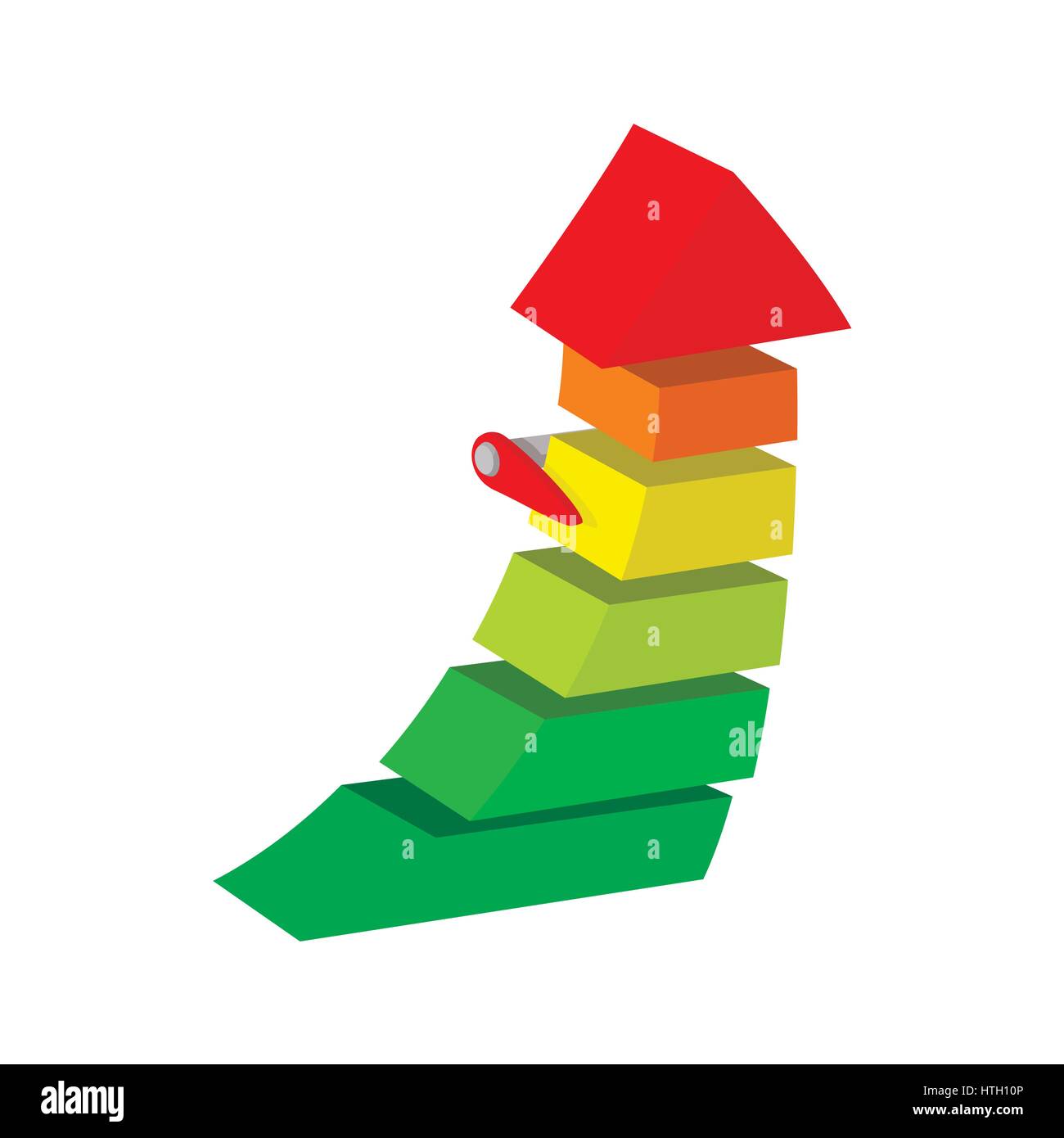 Moving up speed arrow icon, cartoon style Stock Vector Image & Art - Alamy