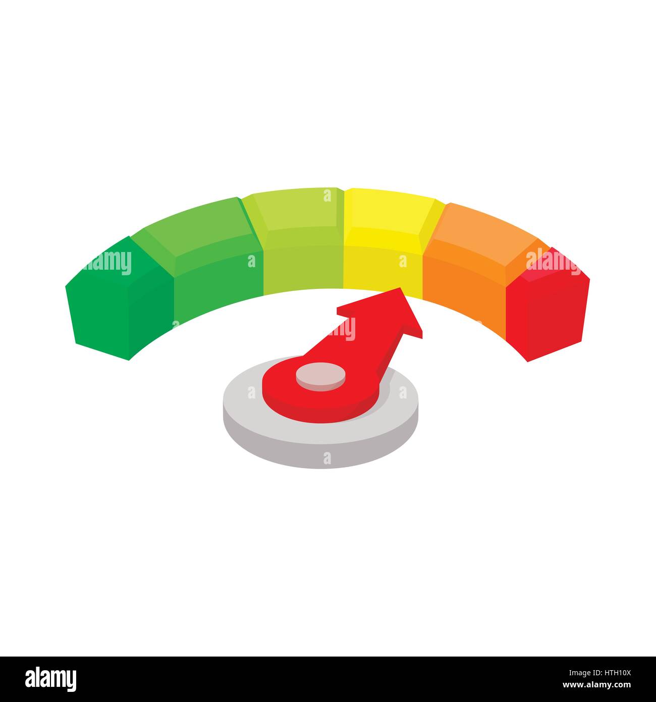 Speedometer or general indicator icon, cartoon Stock Vector Image & Art ...