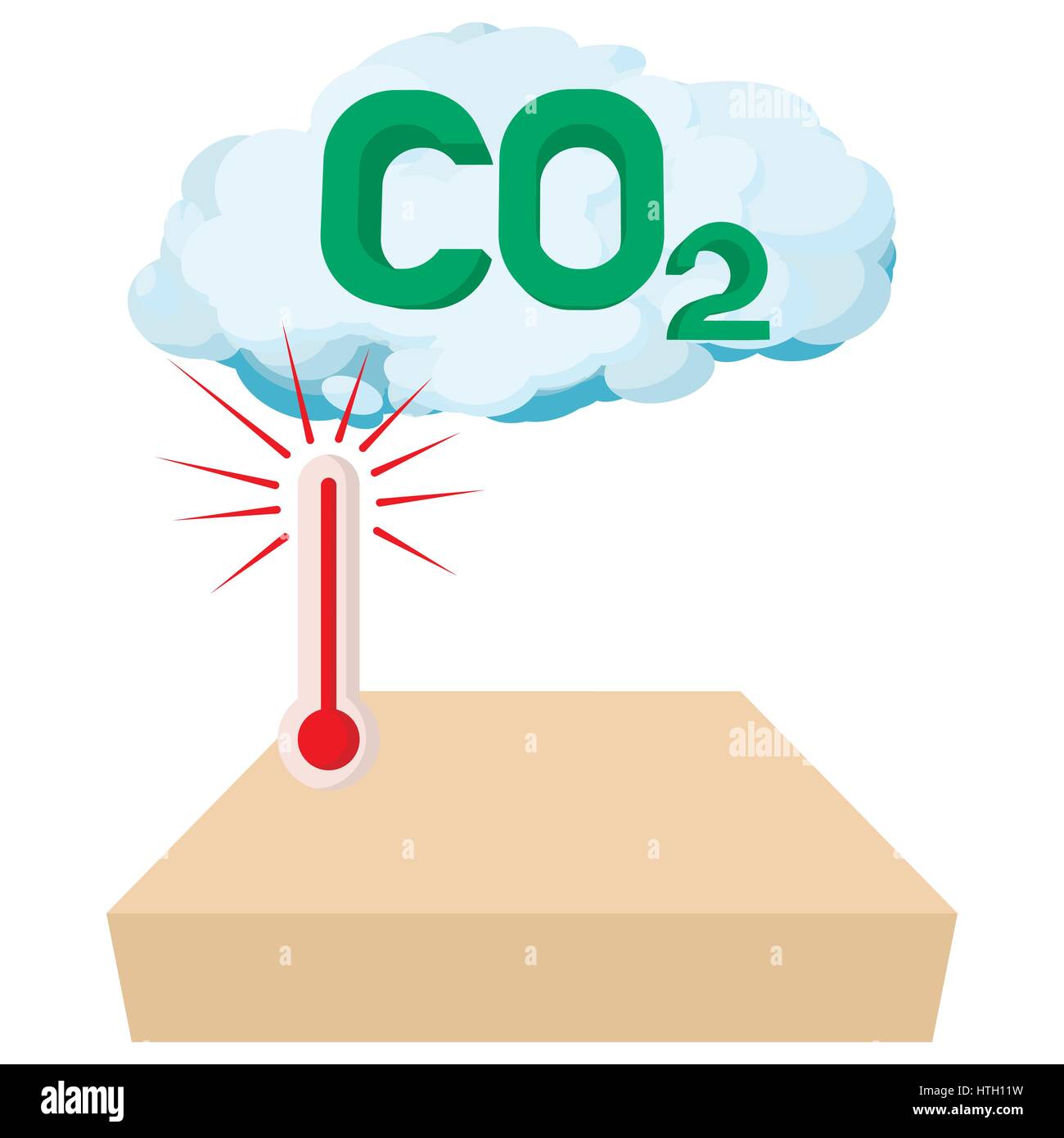 Carbon Dioxide Stock Vector Images - Alamy