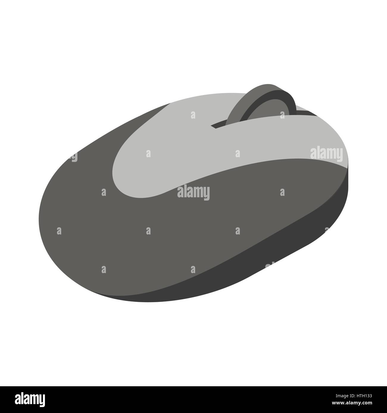 White mouse icon isometric Cut Out Stock Images & Pictures - Alamy