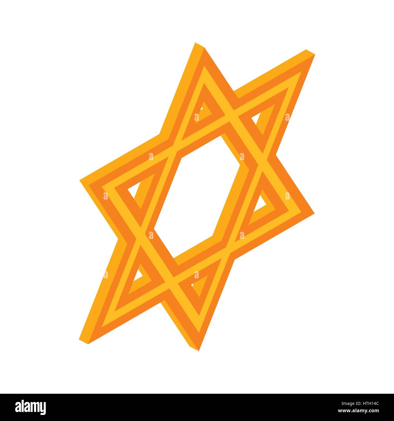 Star of David icon, isometric 3d style Stock Vector Image & Art - Alamy