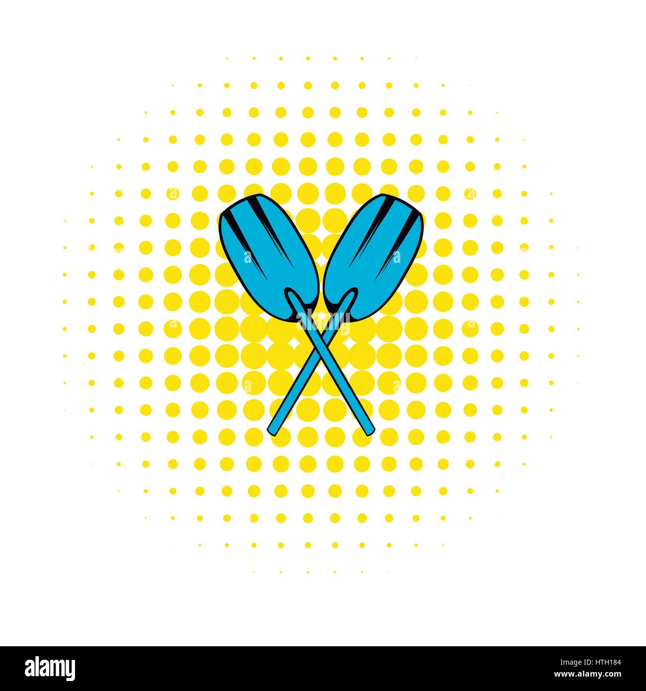 Paddle icon, comics style Stock Vector Image & Art - Alamy